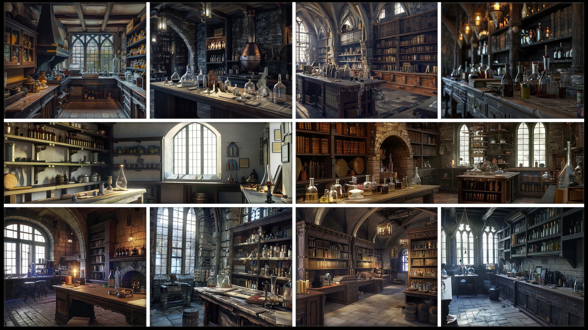 Ferial Concept - 🔹220 Medieval Science Laboratory Environment Concept ...