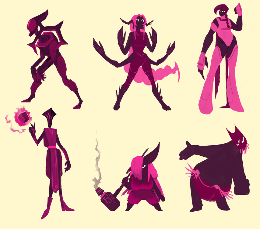 ArtStation - Character Silhouttes