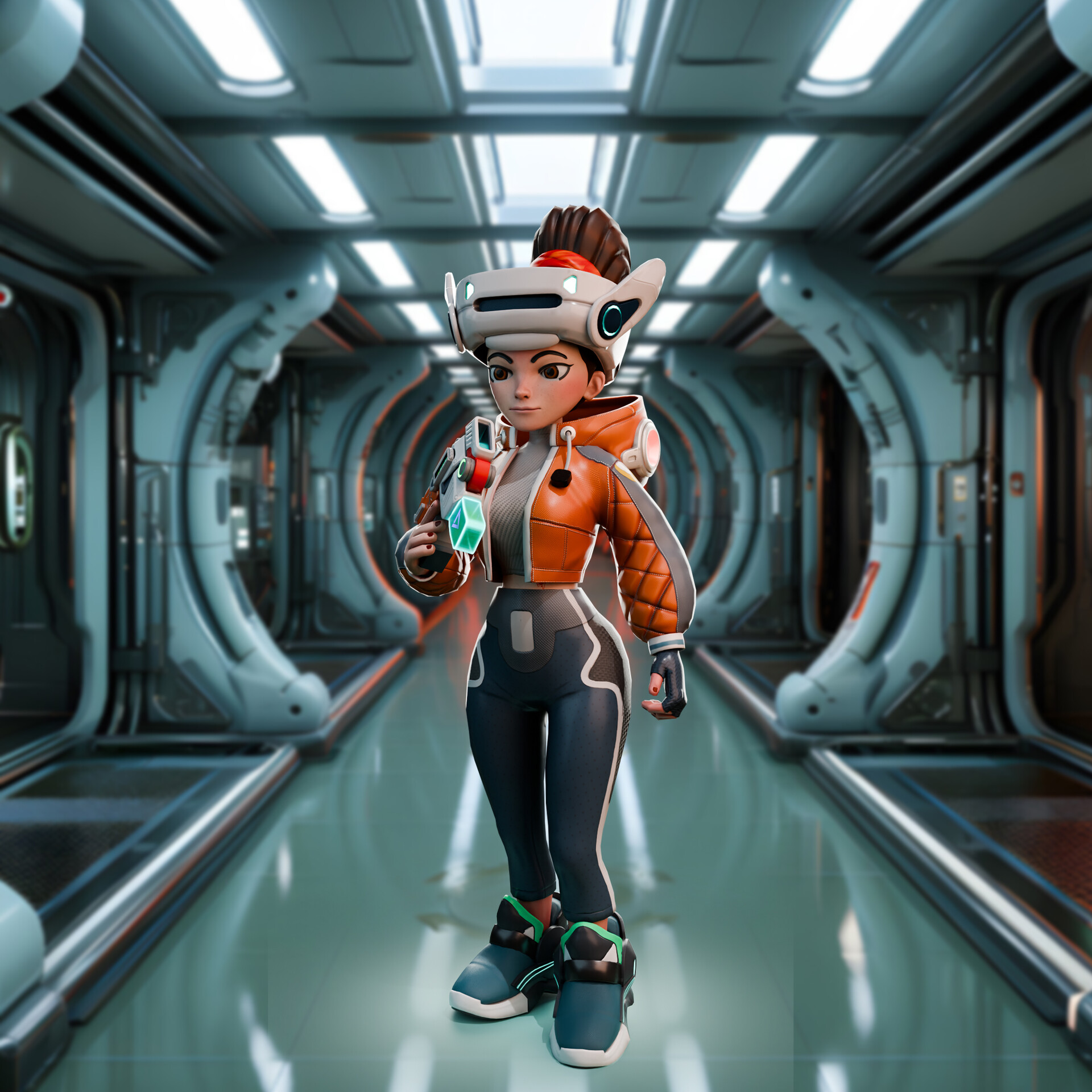 ArtStation - GIRL GAME CHARACTER