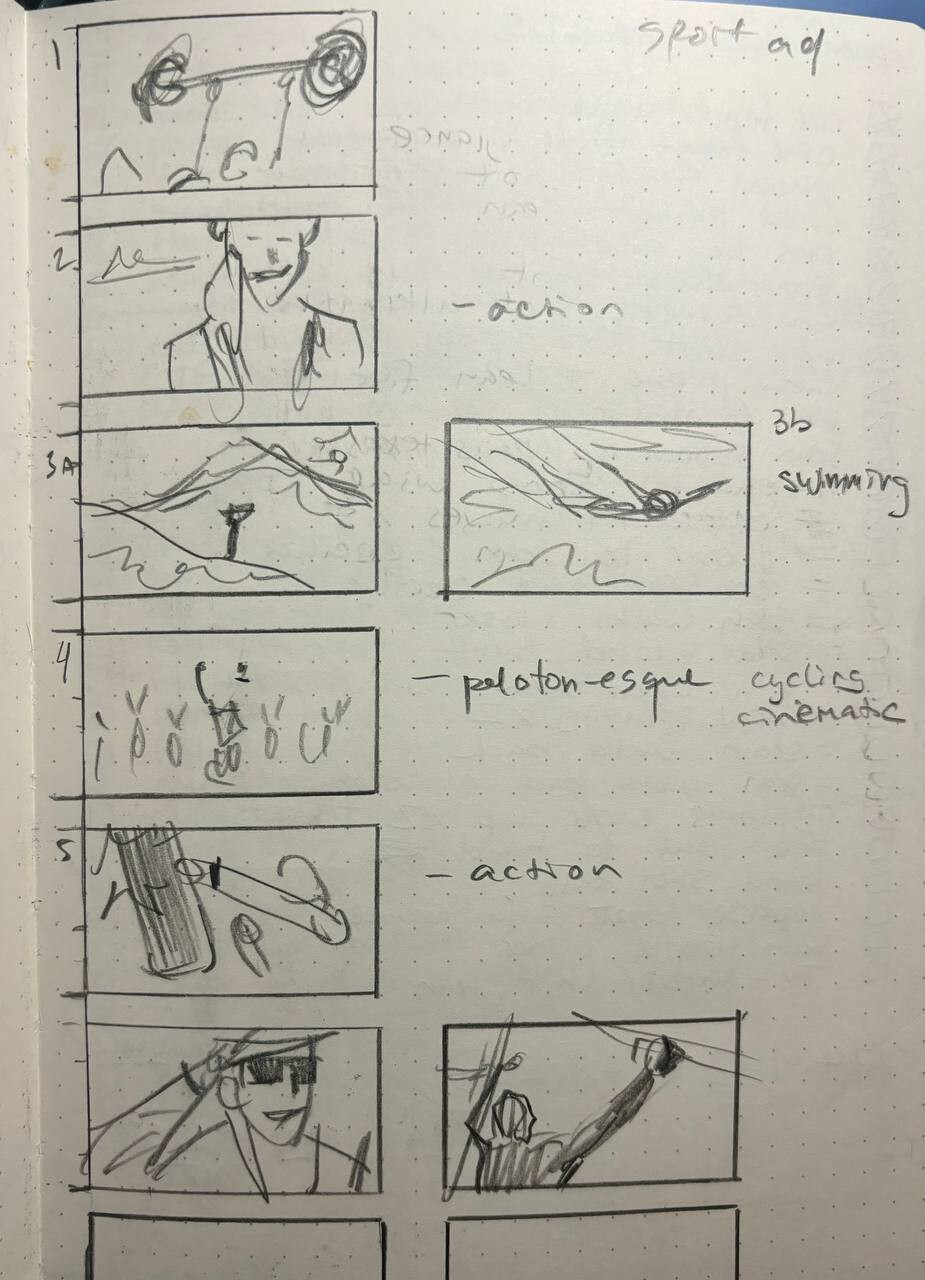 Sonya Chelombieva - FITNESS WATCH | Advertisement storyboard