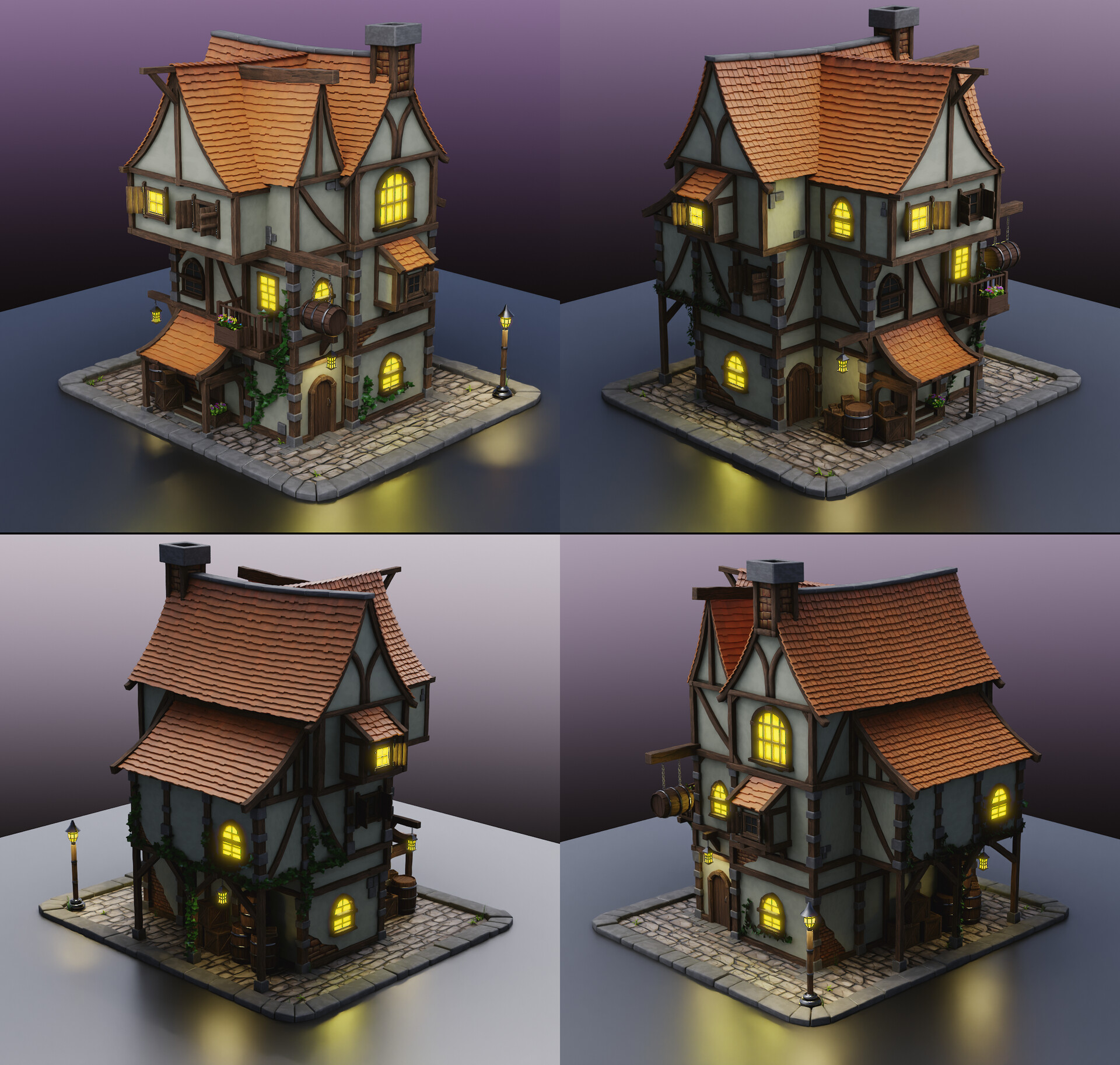 ArtStation - Stylized Inn