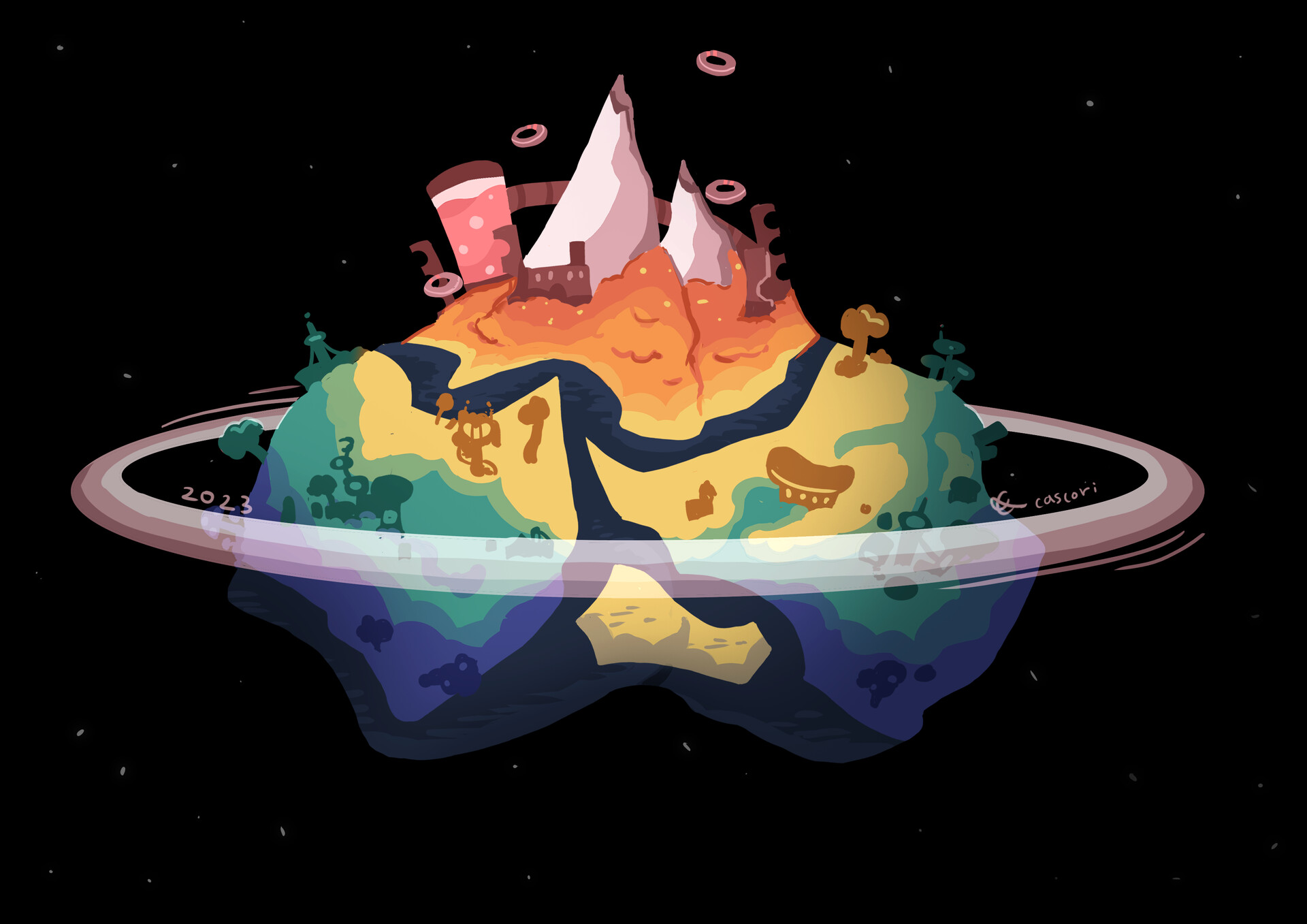 ArtStation - Theia's planet