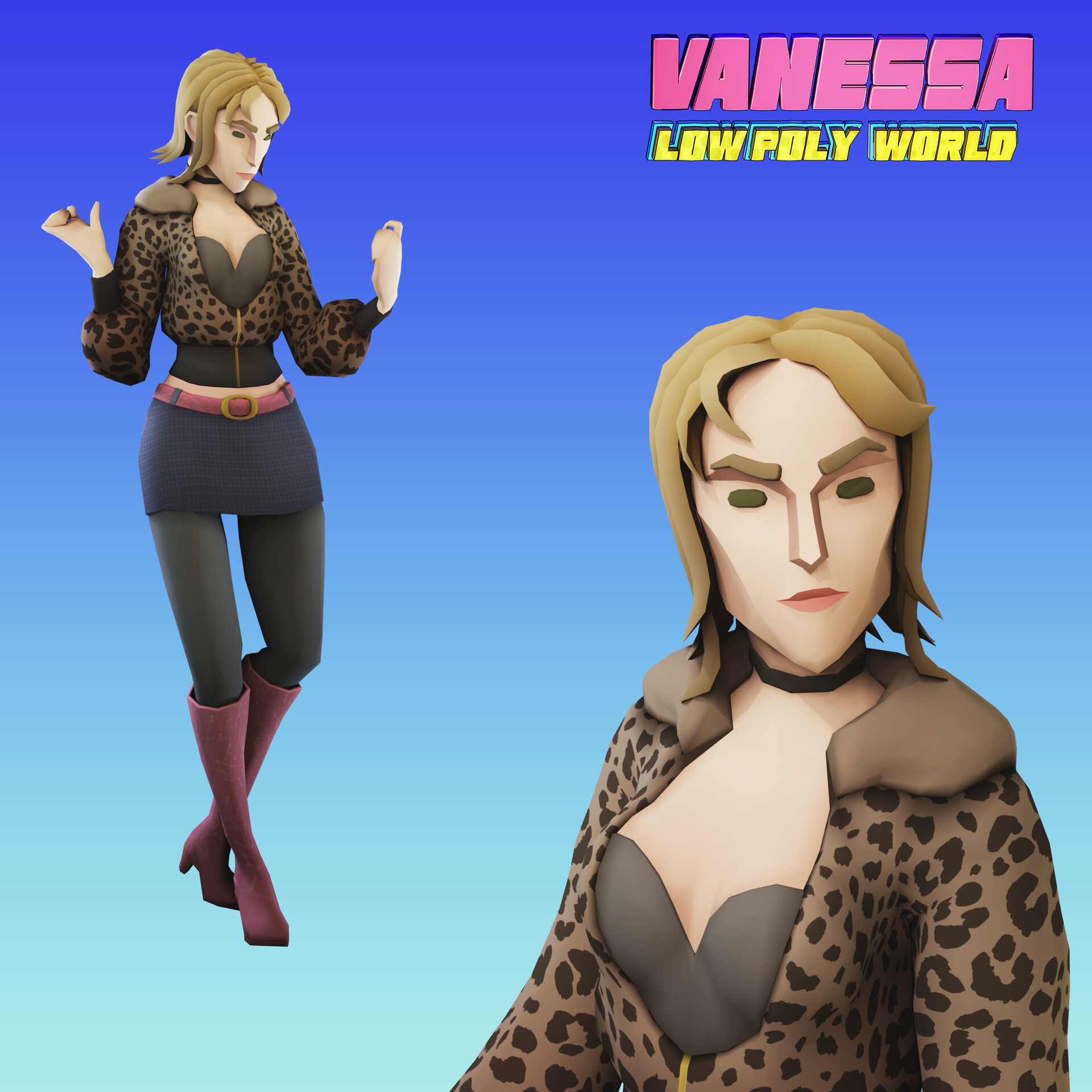 ArtStation - Low Poly Character