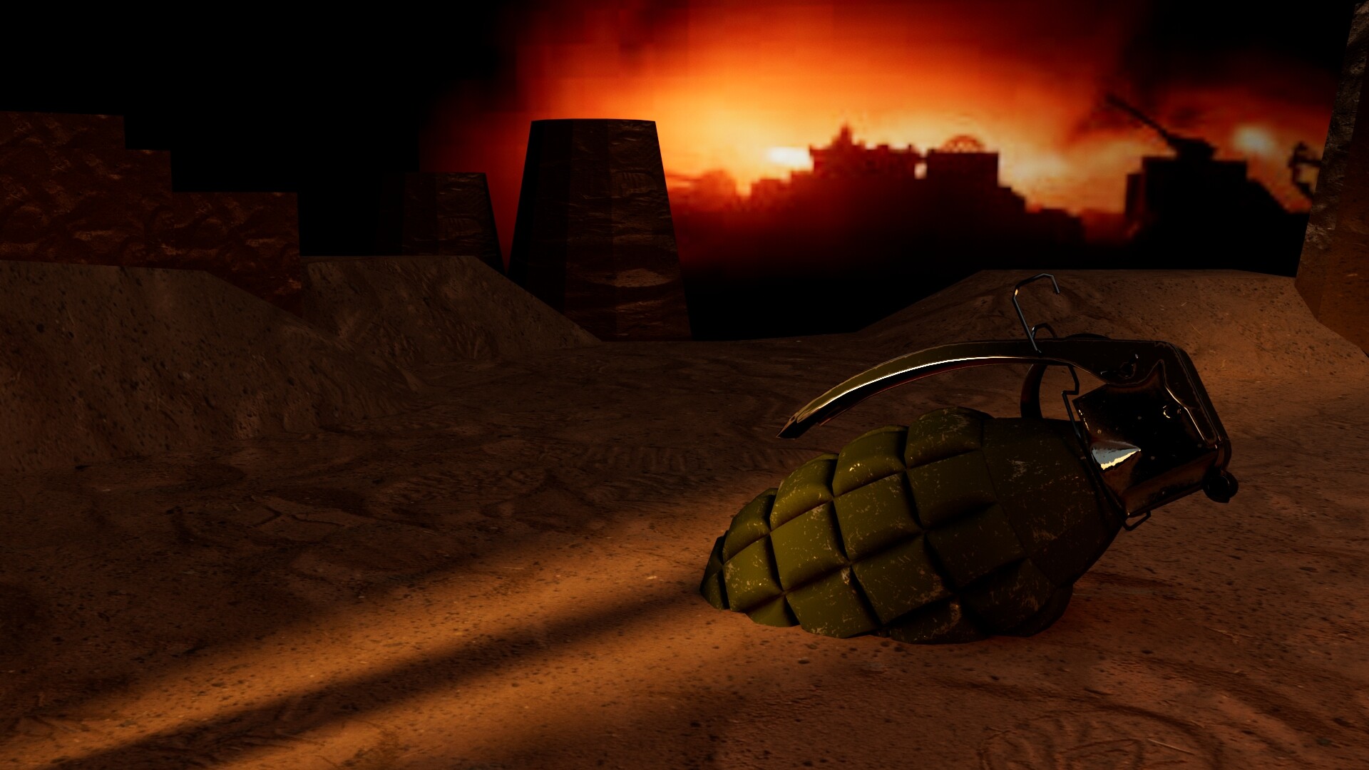 ArtStation - Game Assets : Grenade (Baseball M67, Lemon M26, Pineapple ...