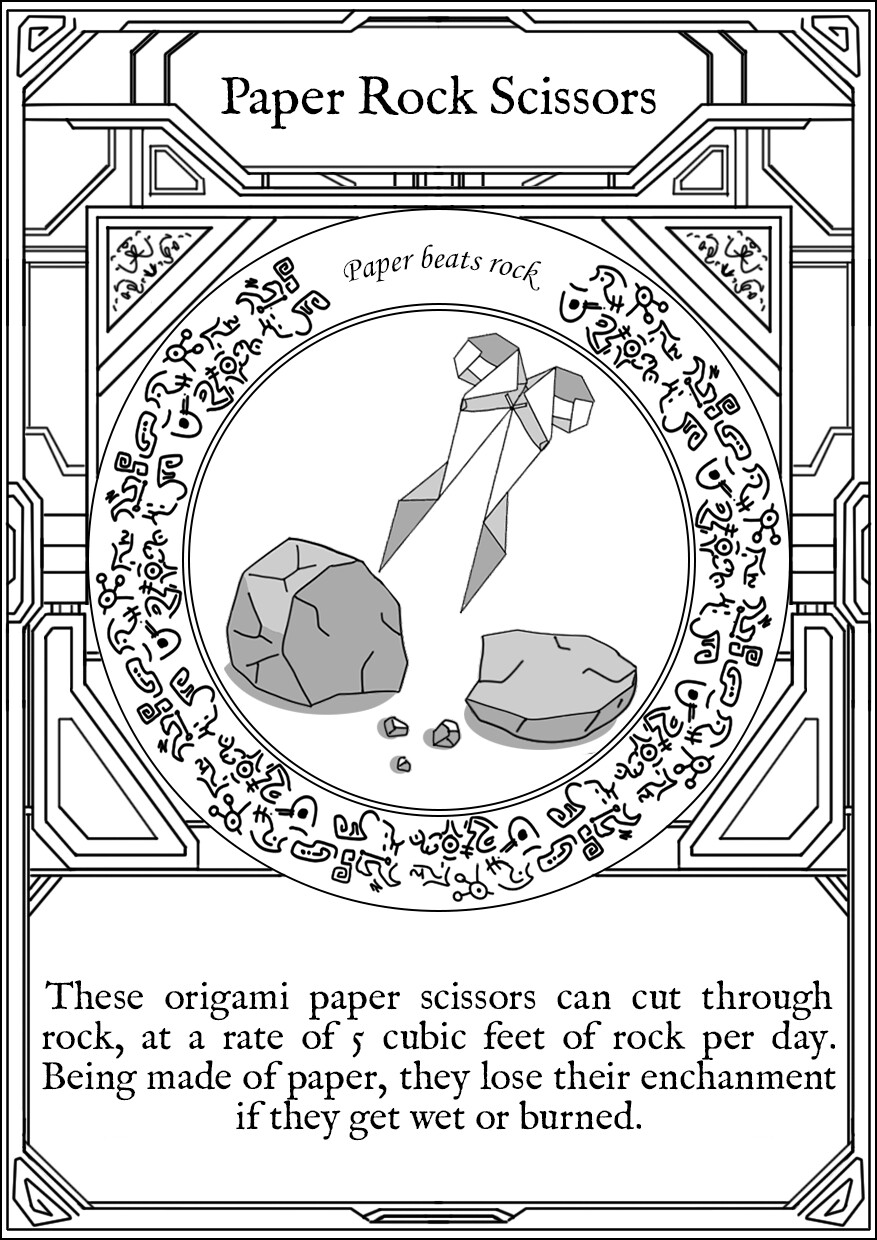 Alex Garton - Magic item card illustrations