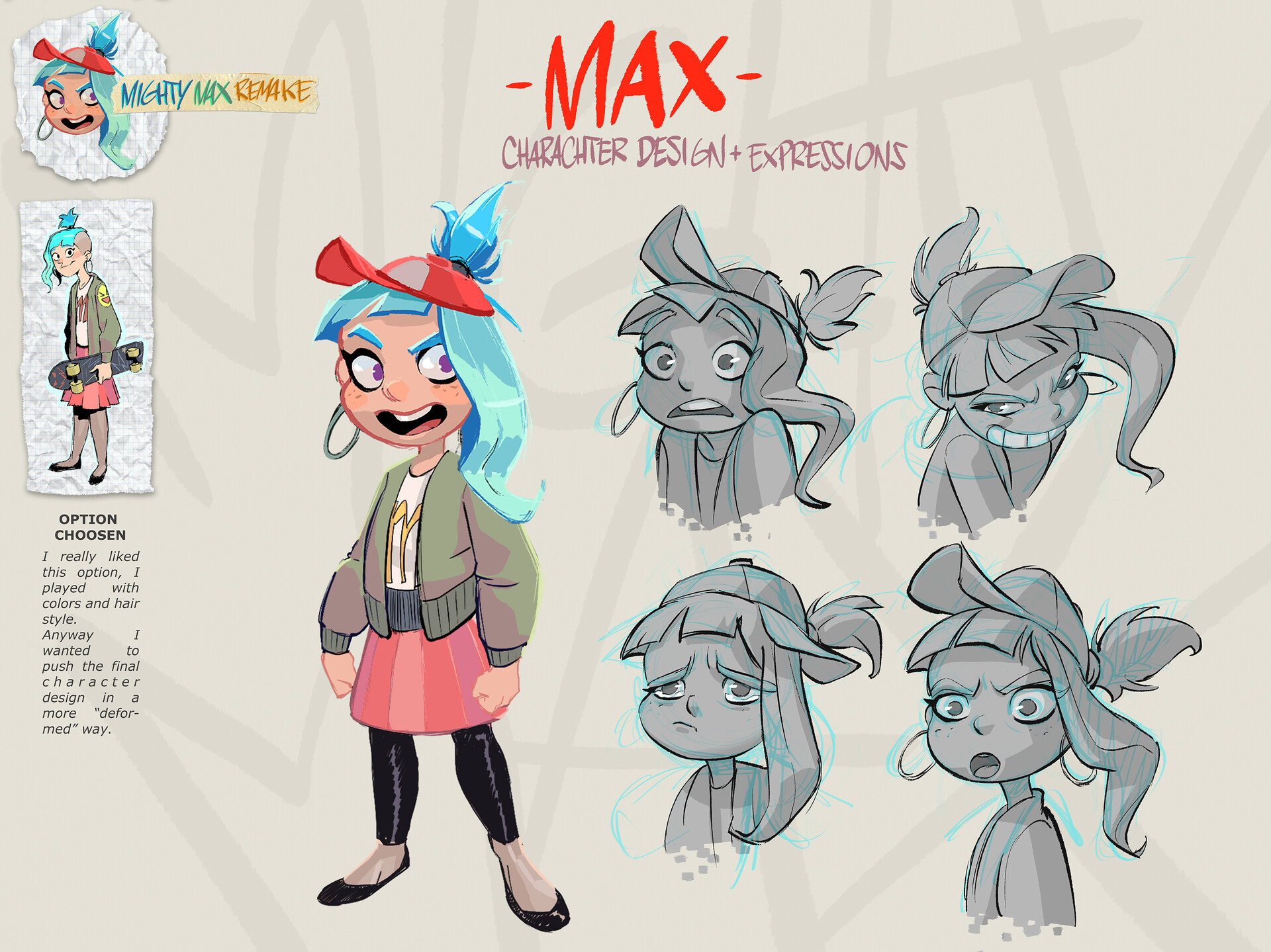 Matteo Vattani - Digital Artist 2D - MIGHTY MAX REMAKE - PERSONAL VISDEV PROJECT