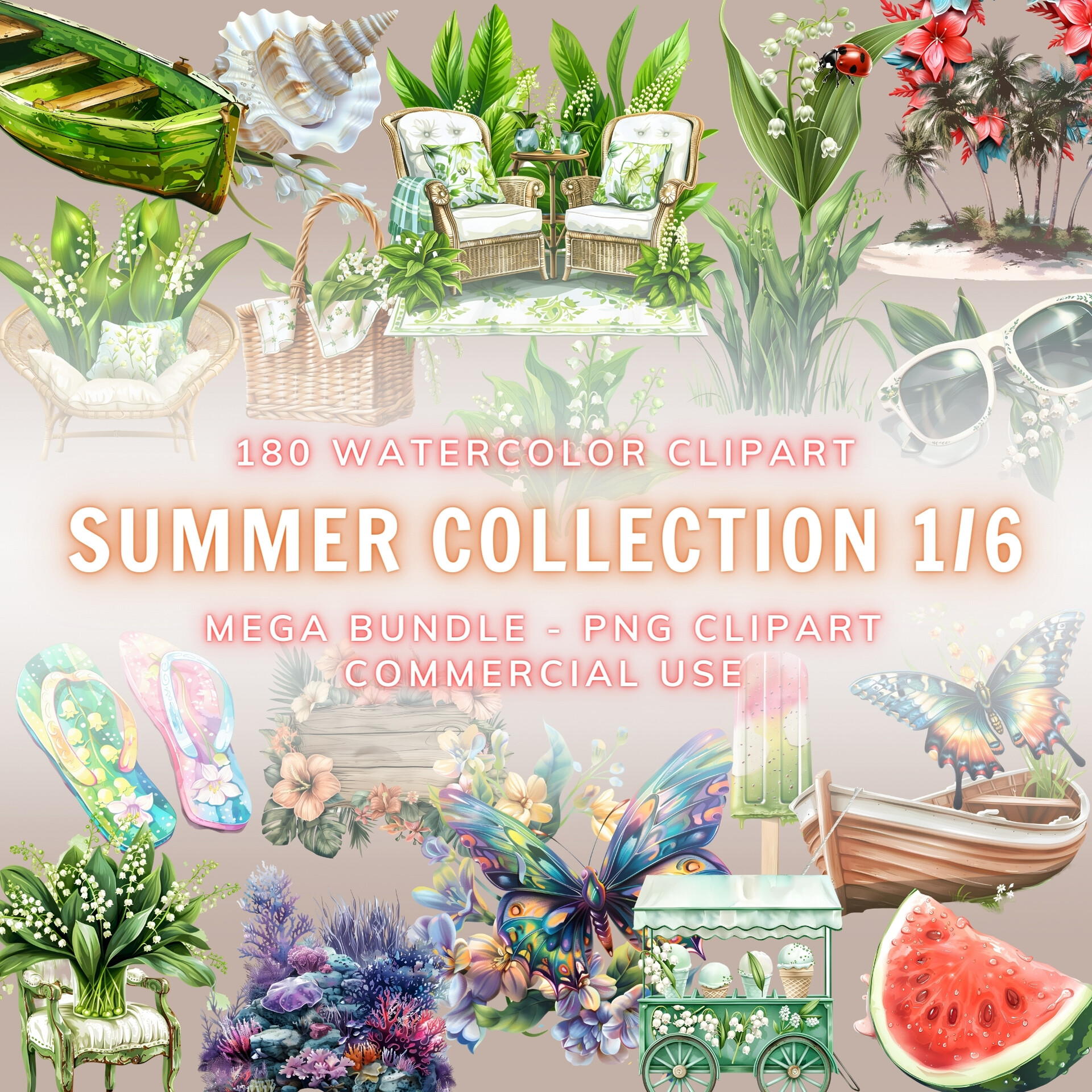 ArtStation - Summer PNG, Garden Clipart, Transparent Clipart ...