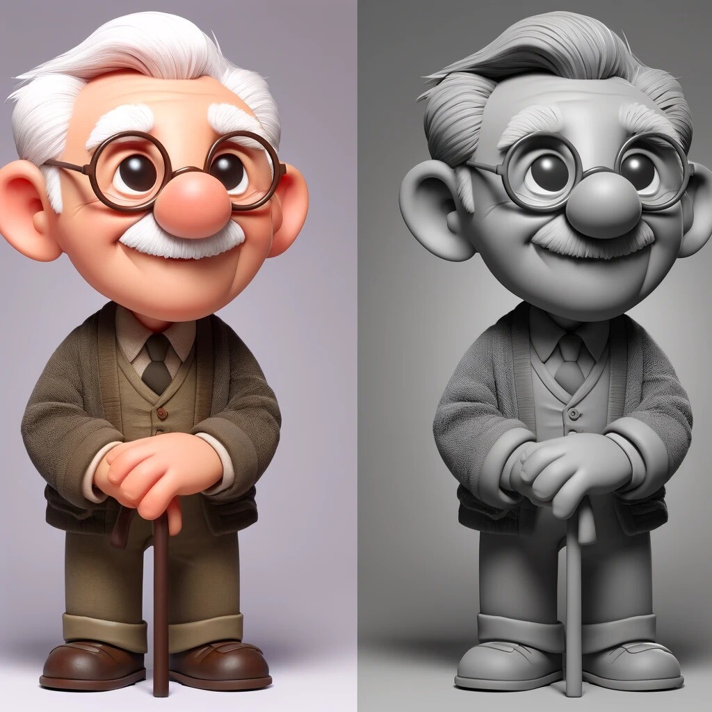 ArtStation - 3D Character Old Man