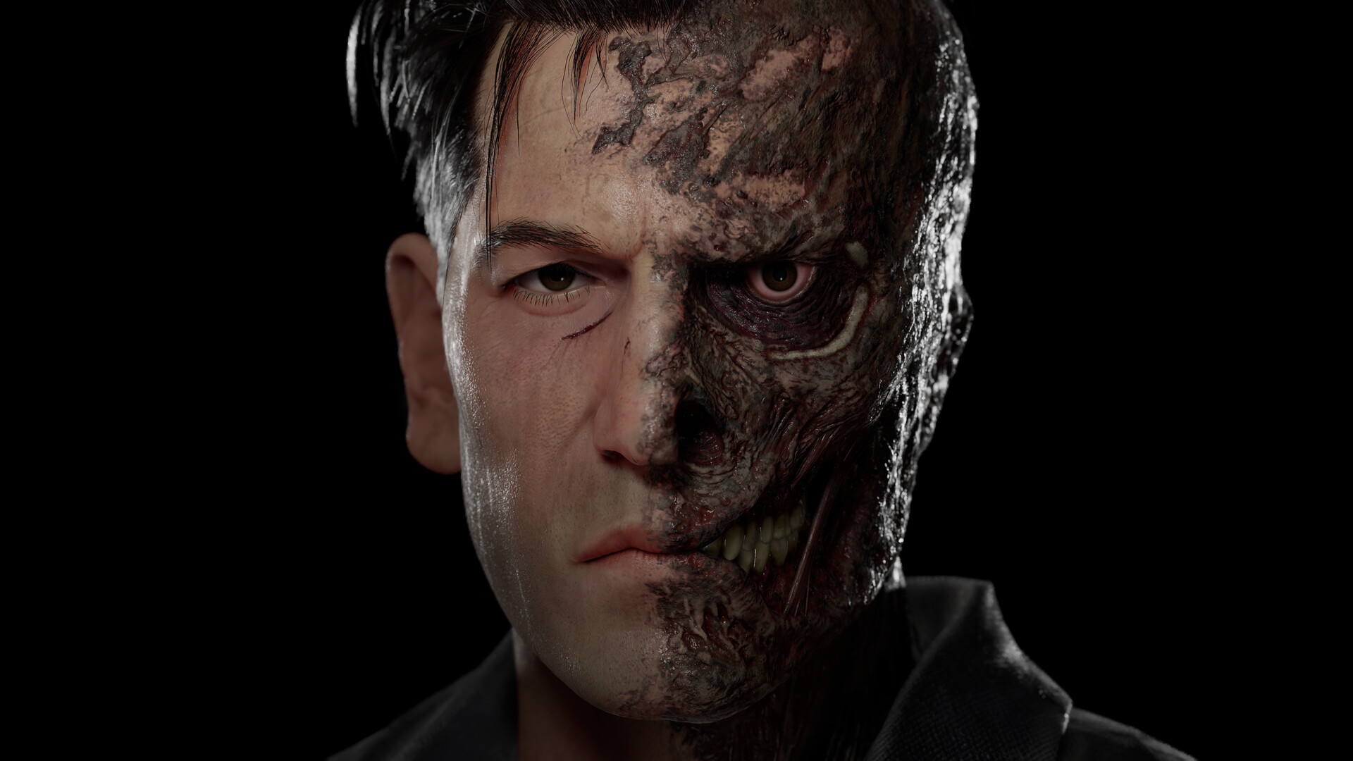 two face wallpaper 4k