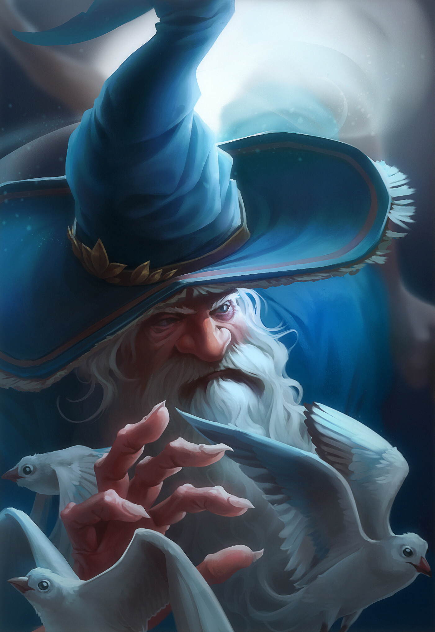 ArtStation - Blue Wizard