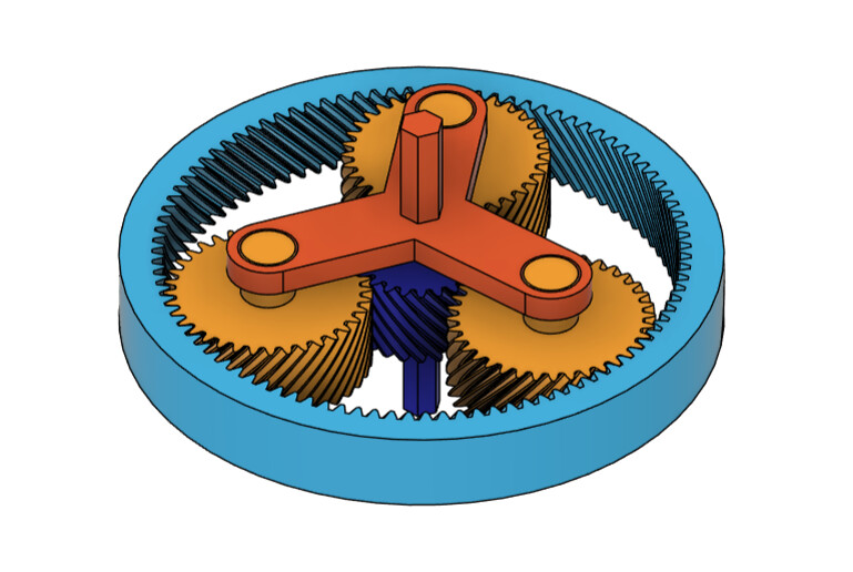 ArtStation - Planetary Gearbox