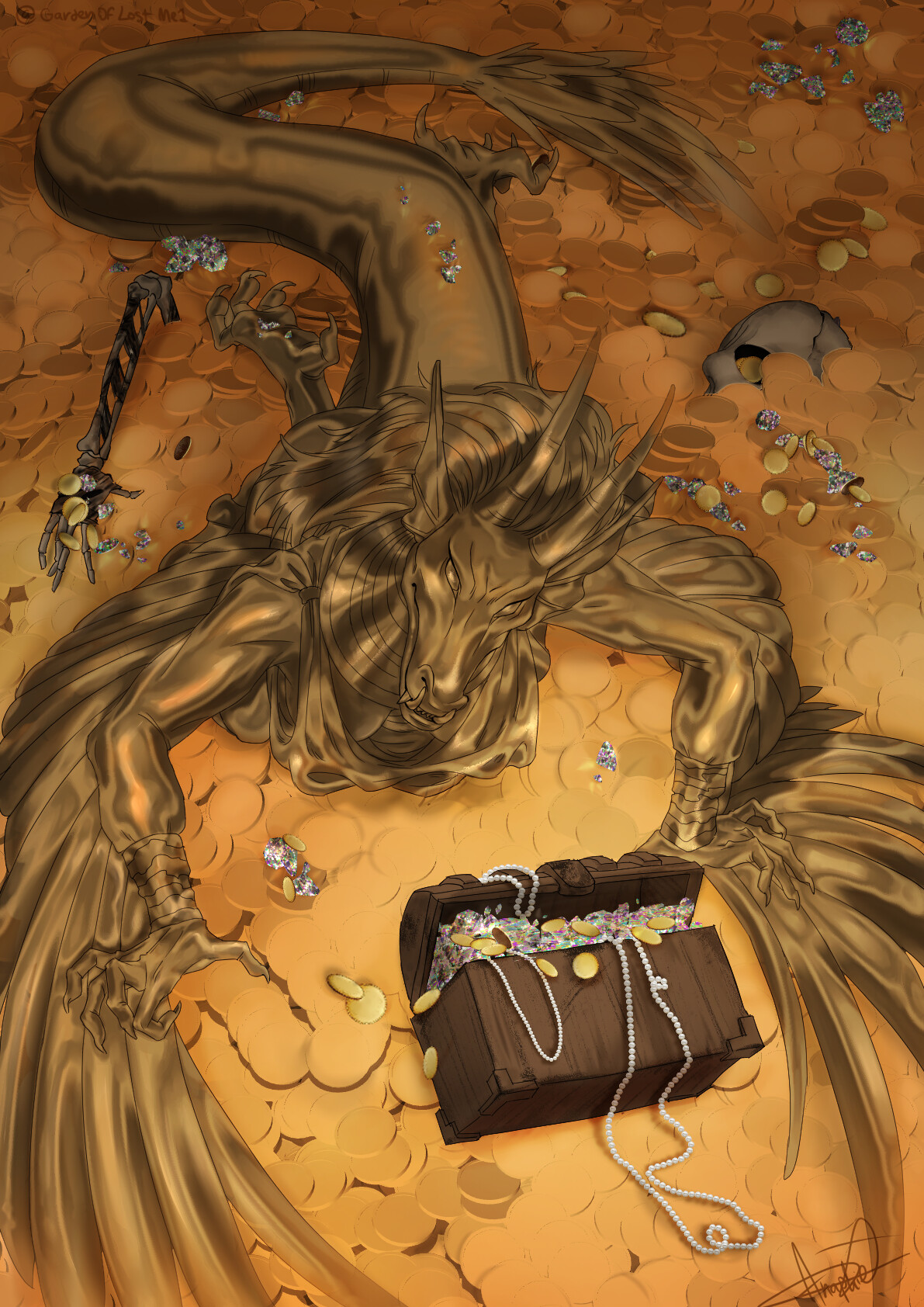 ArtStation - 7 Deadly sins project - Greed