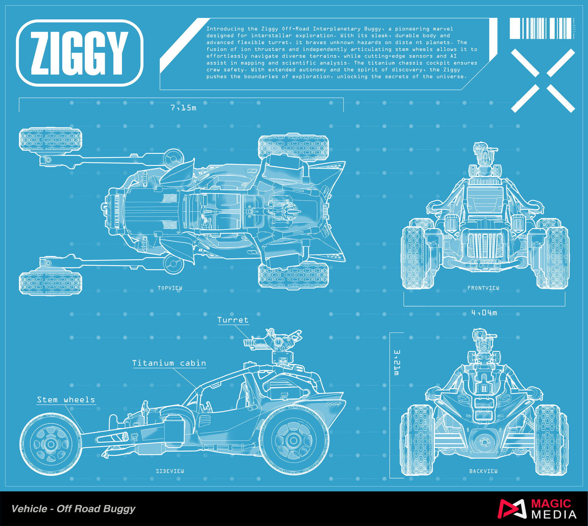 Marcos Torres - "Ziggy" Off-Road Interplanetary Buggy