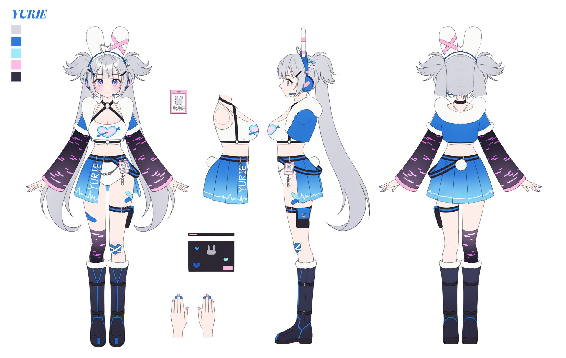 ArtStation - OC_Yurie concept sheet