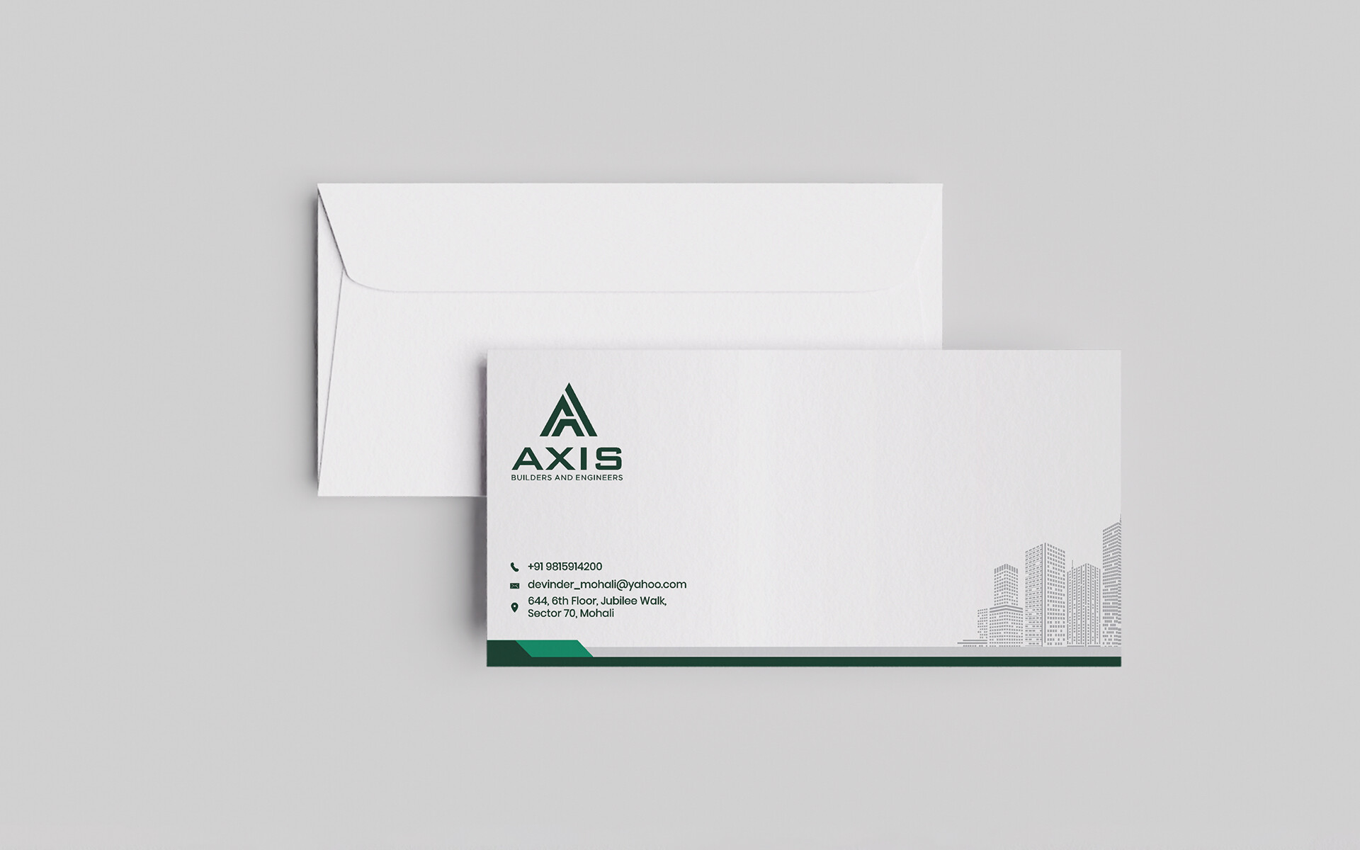 Ankush Desizns Studio - Axis Builders & Engineers | Logo & Brand Identity