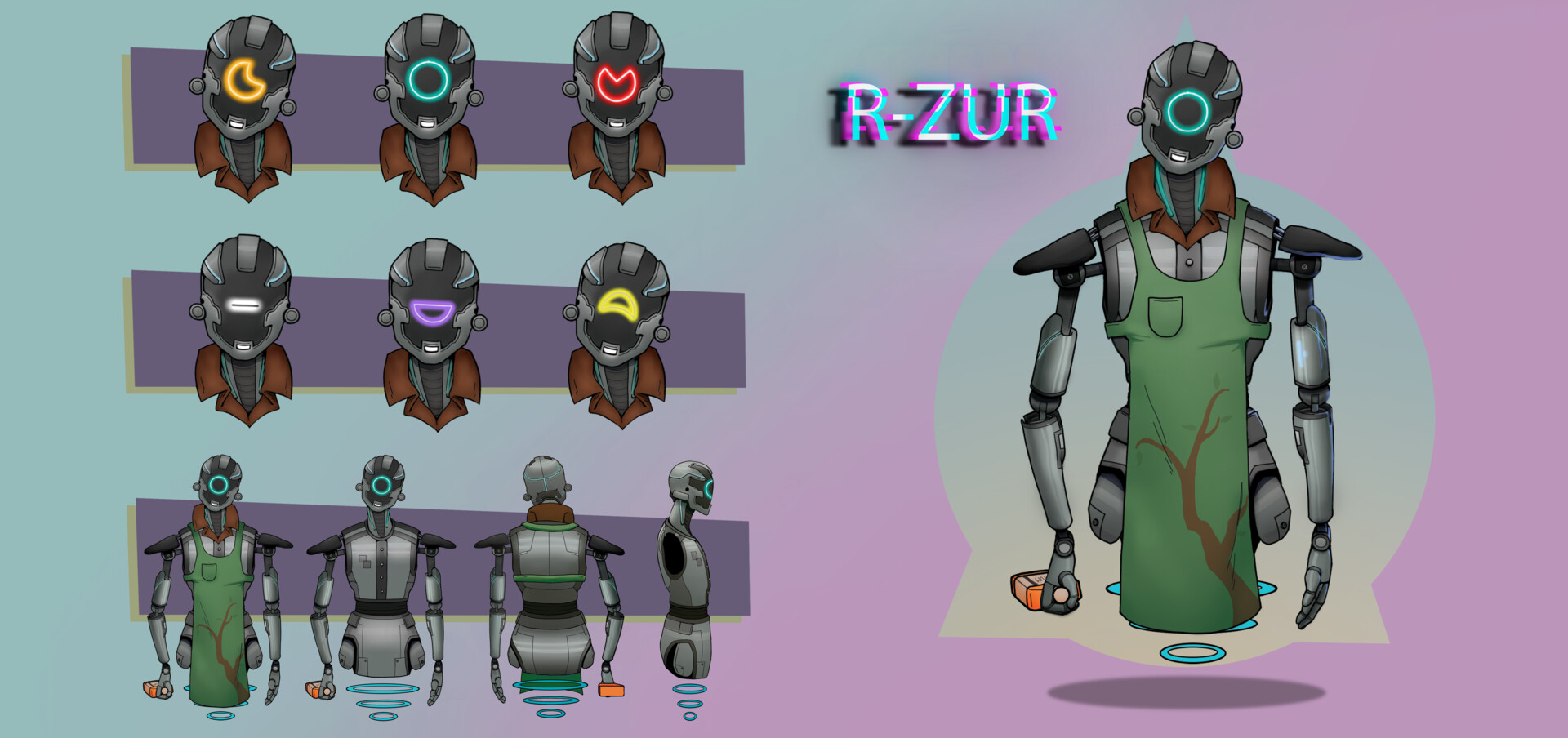 ArtStation - Bartender Robot Concept Art