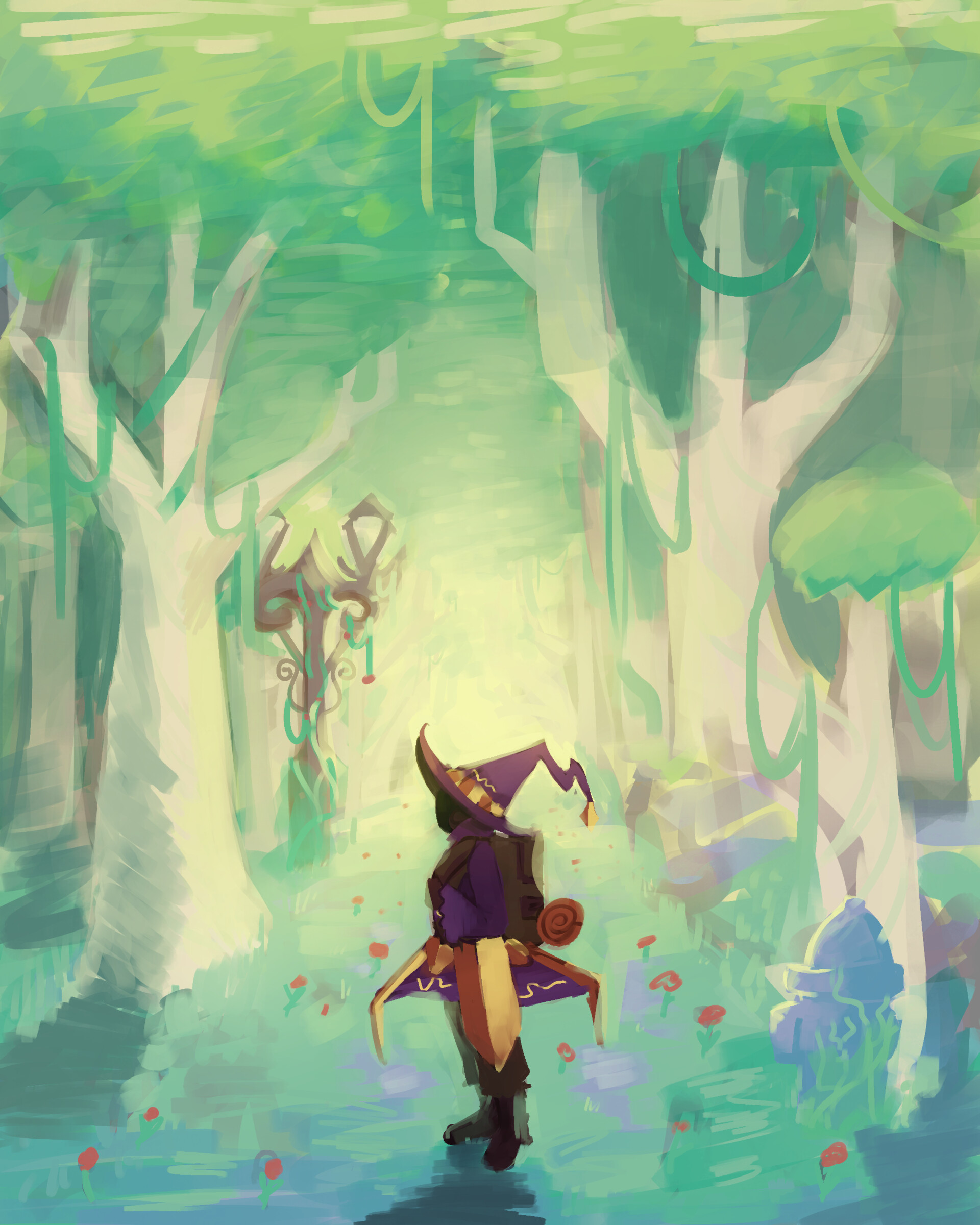 ArtStation - Key Art for Collaborative Game Project