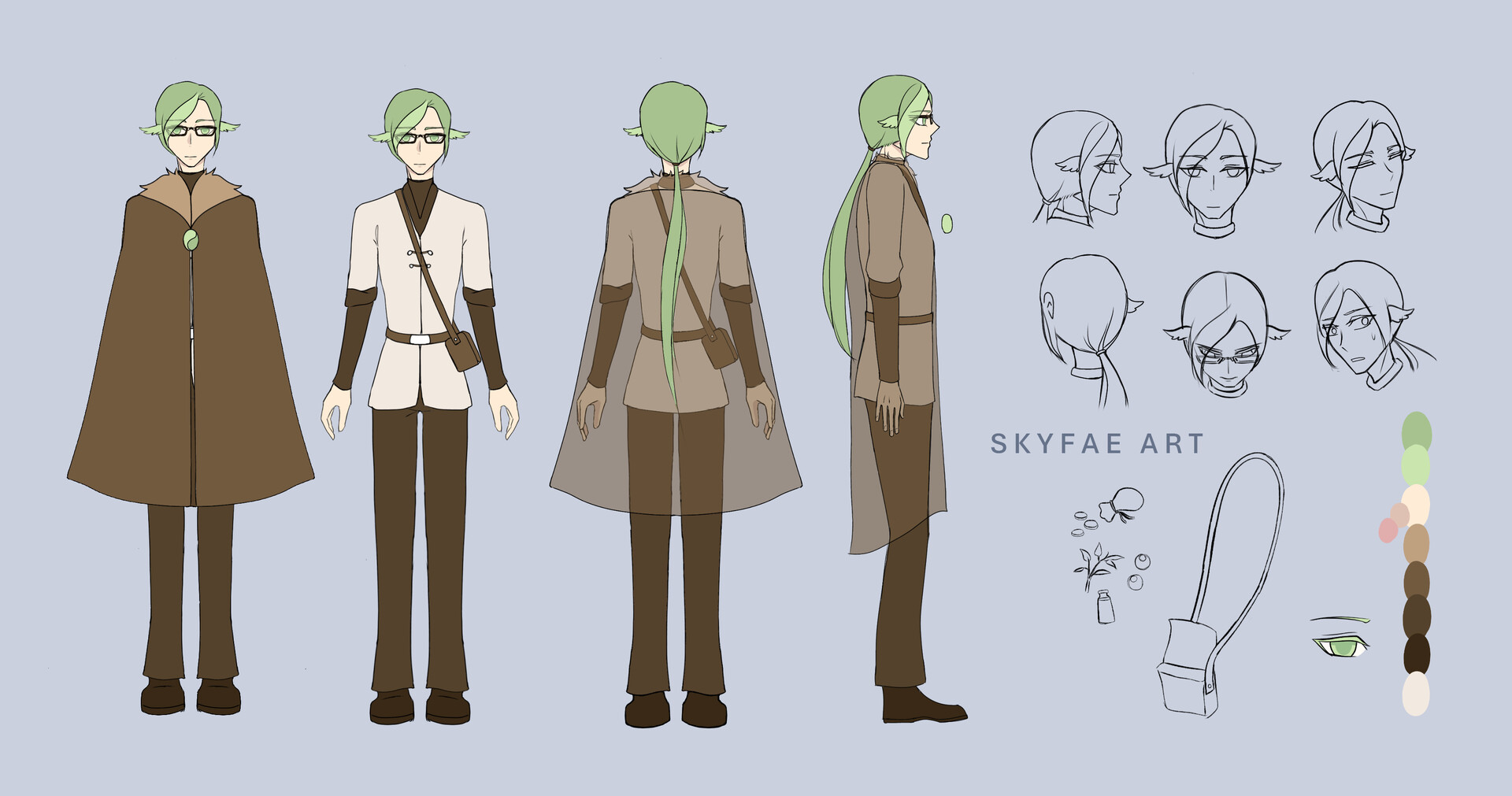 ArtStation - Breeze Character Sheet