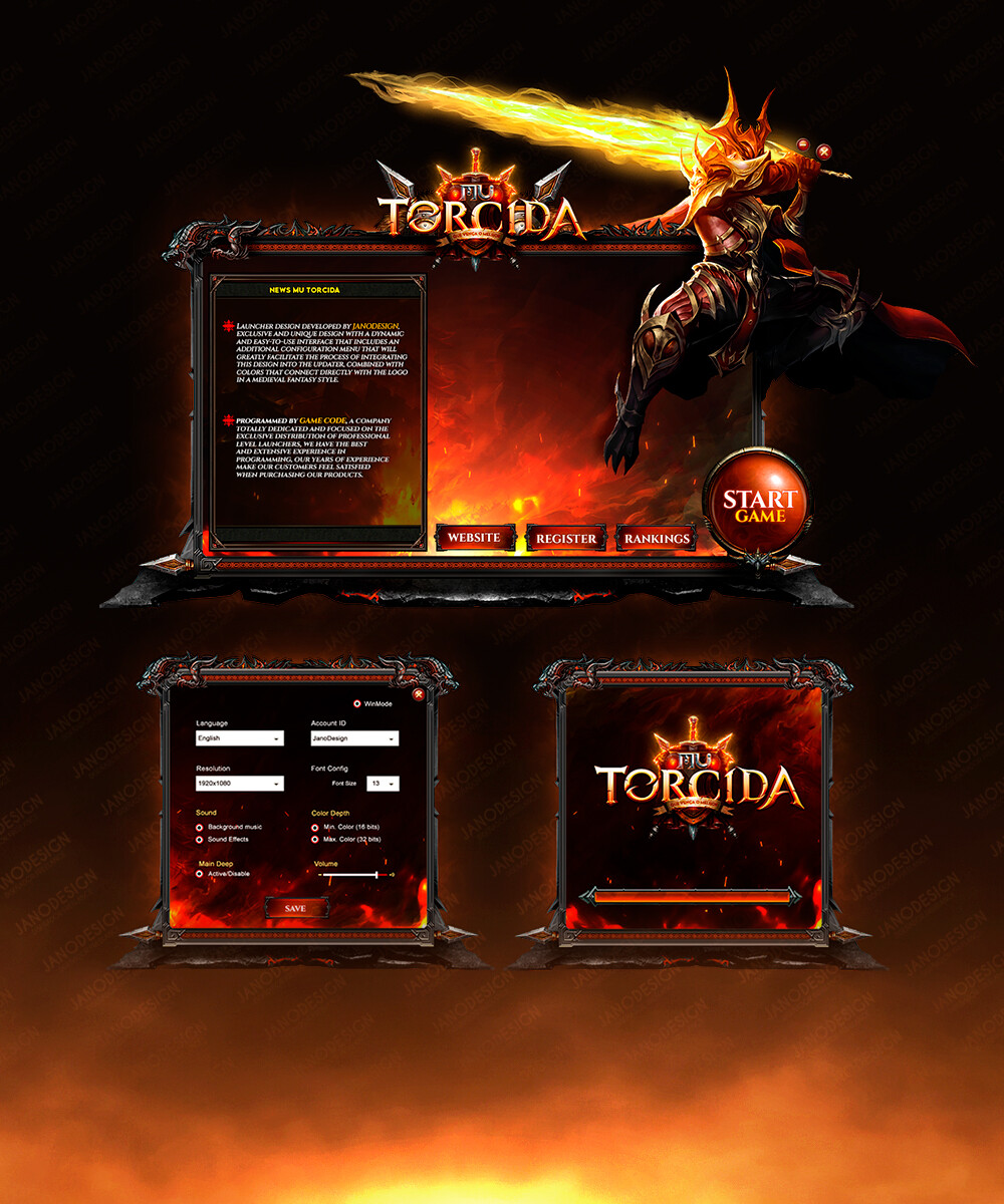 ArtStation - Exclusive Launcher Design UI - MU TORCIDA