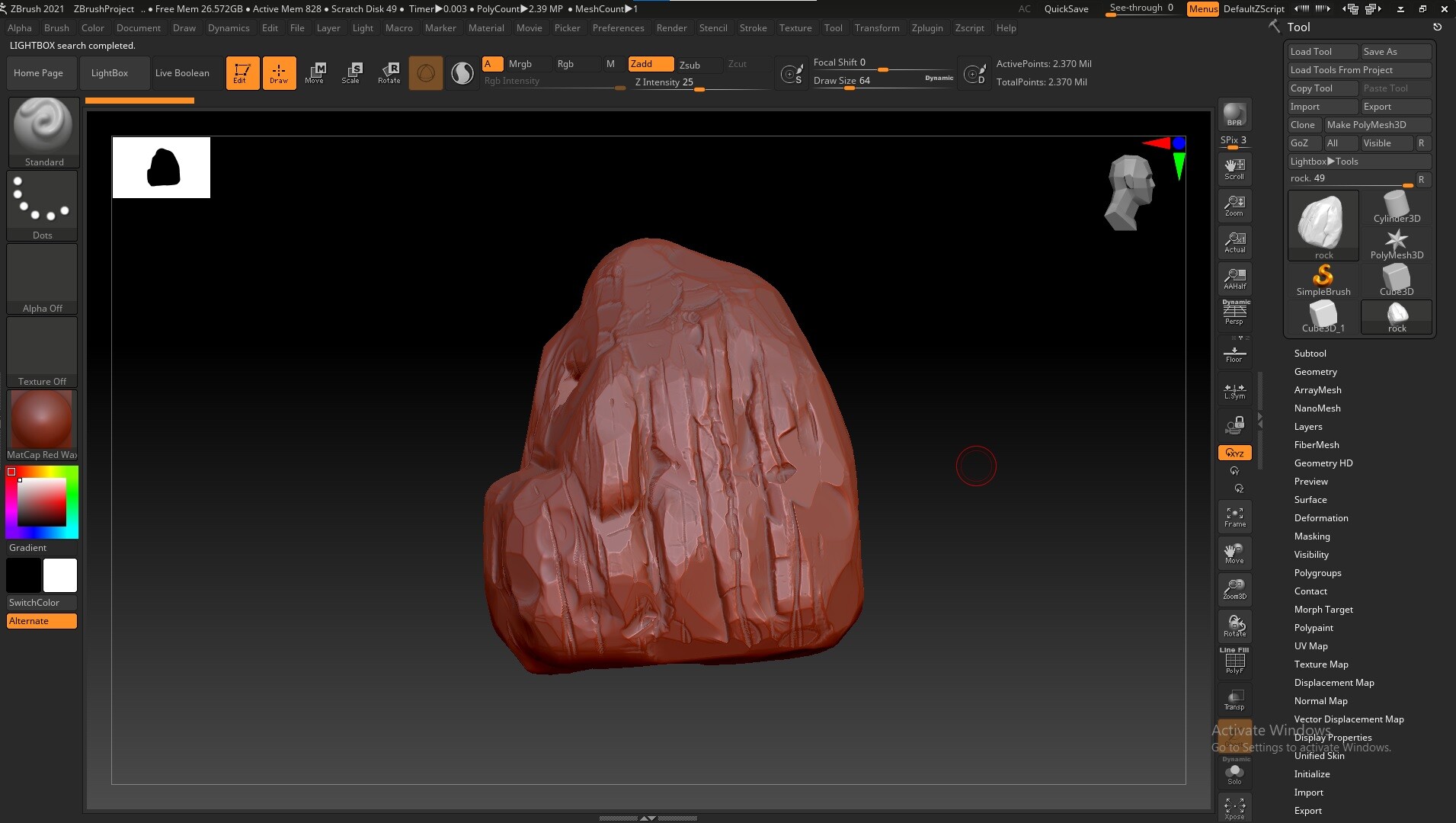 Mohammad Sifat - 3d island rock