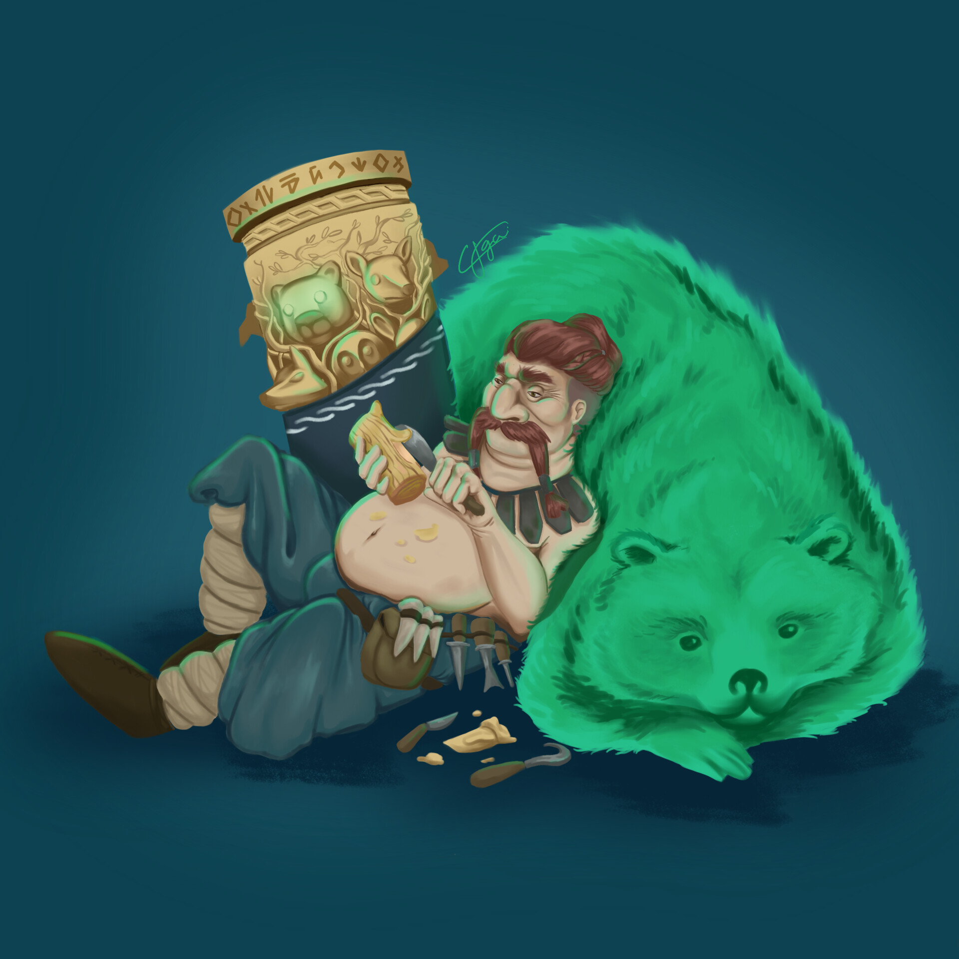 ArtStation - The Shaman Bears