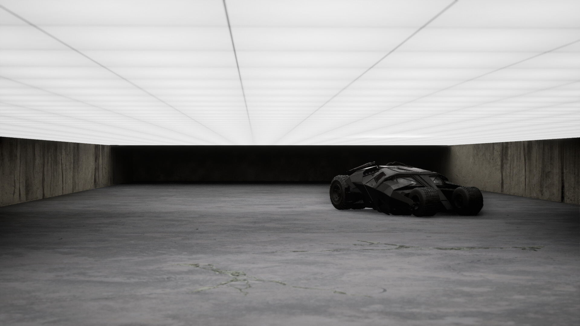 ArtStation - Environment Study: The Dark Knight Batcave Environment