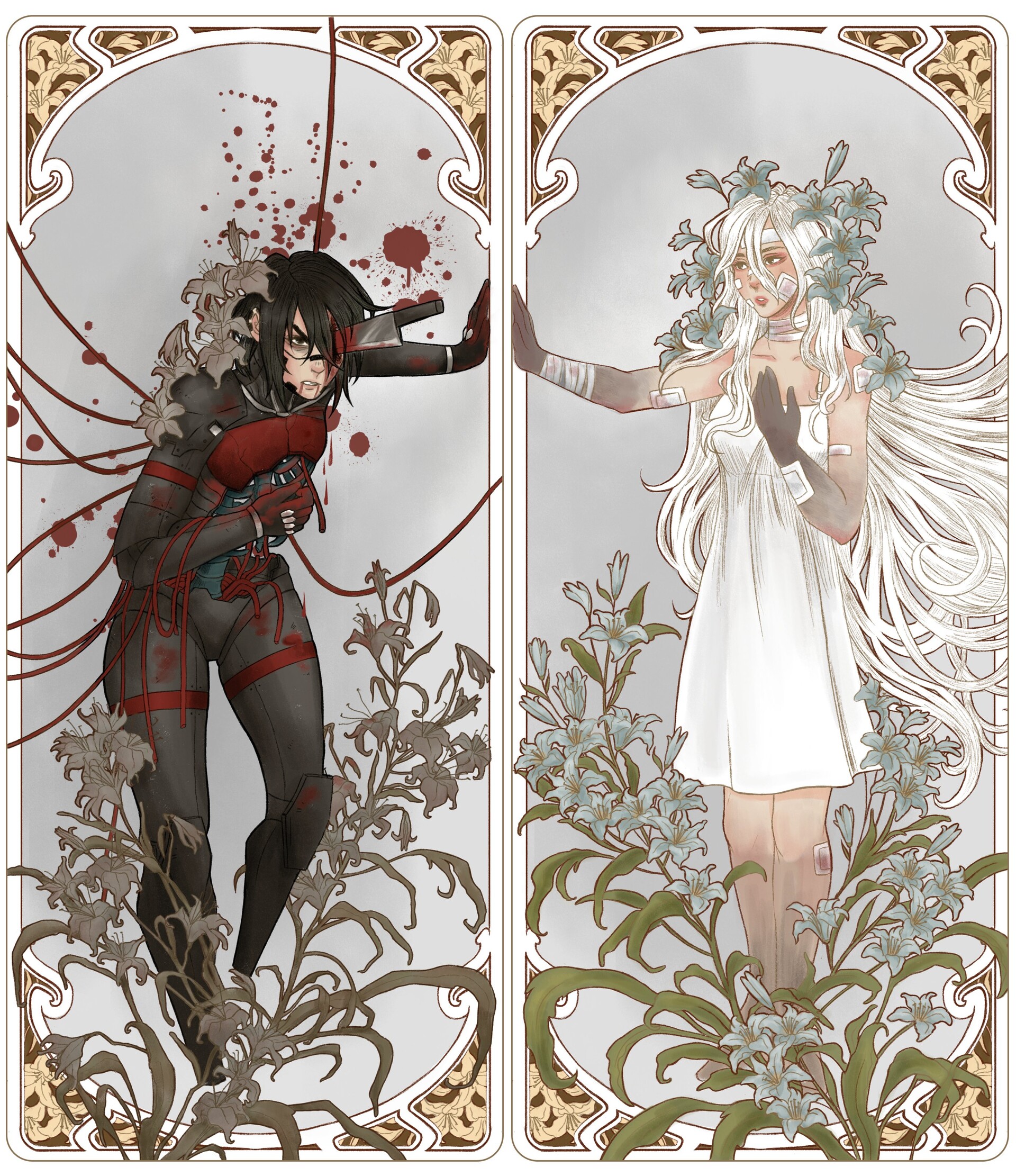 ArtStation - "I will do anything" - Signalis Fanart