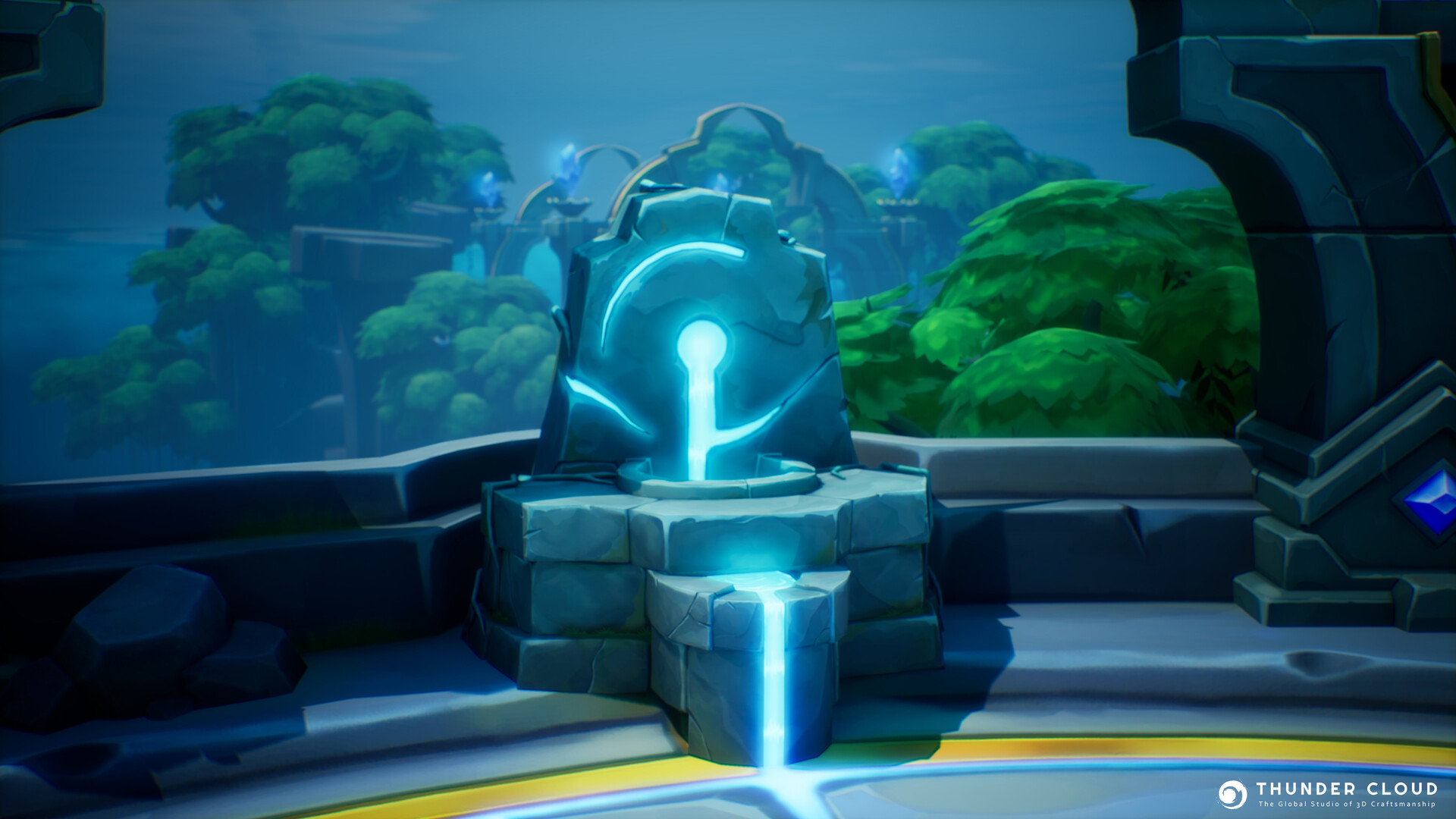 Thunder Cloud Studio - Final Lookdev Assembling 3D Environment ...