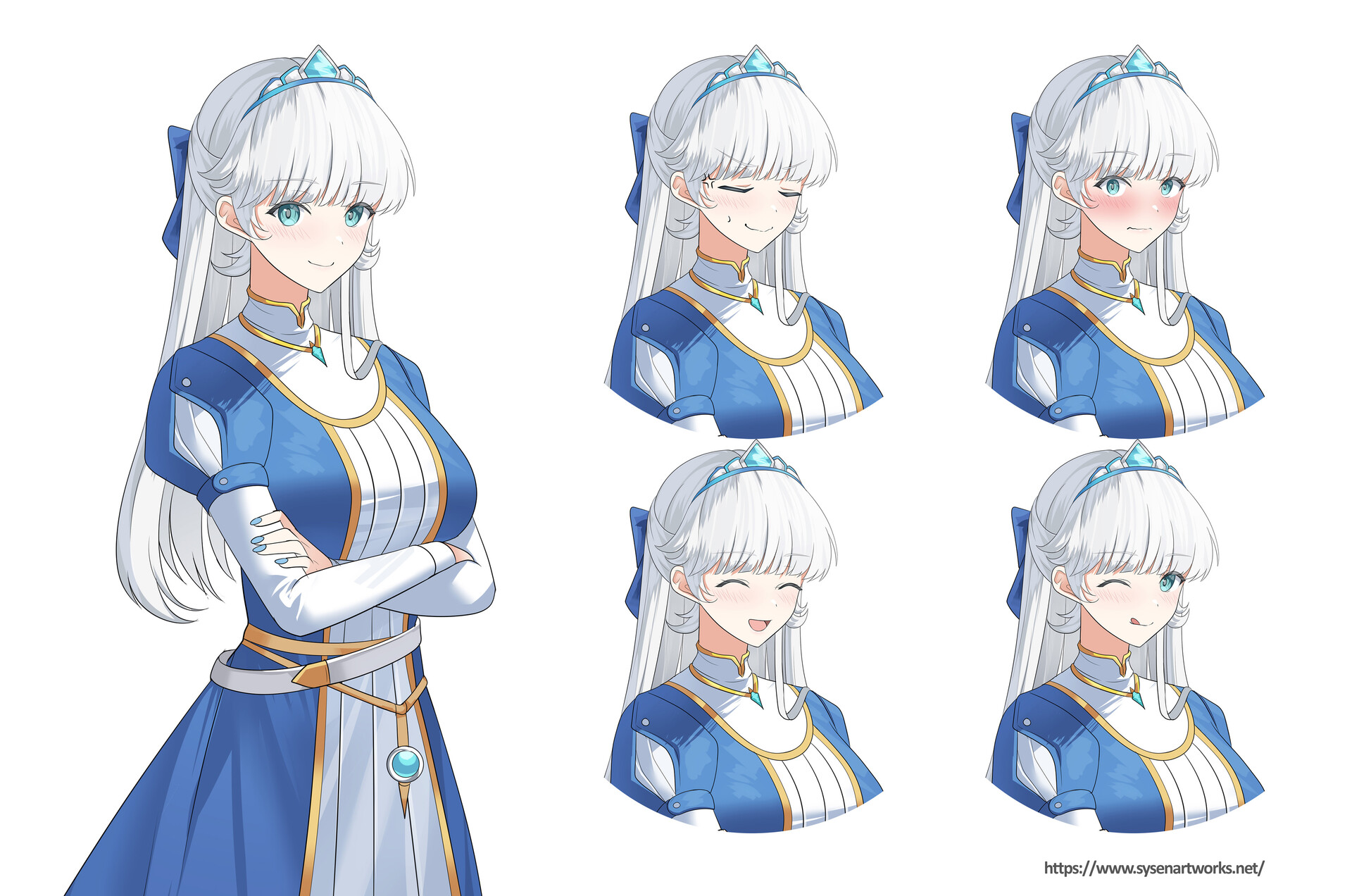 ArtStation - Visual Novel / Game sprite sample 2