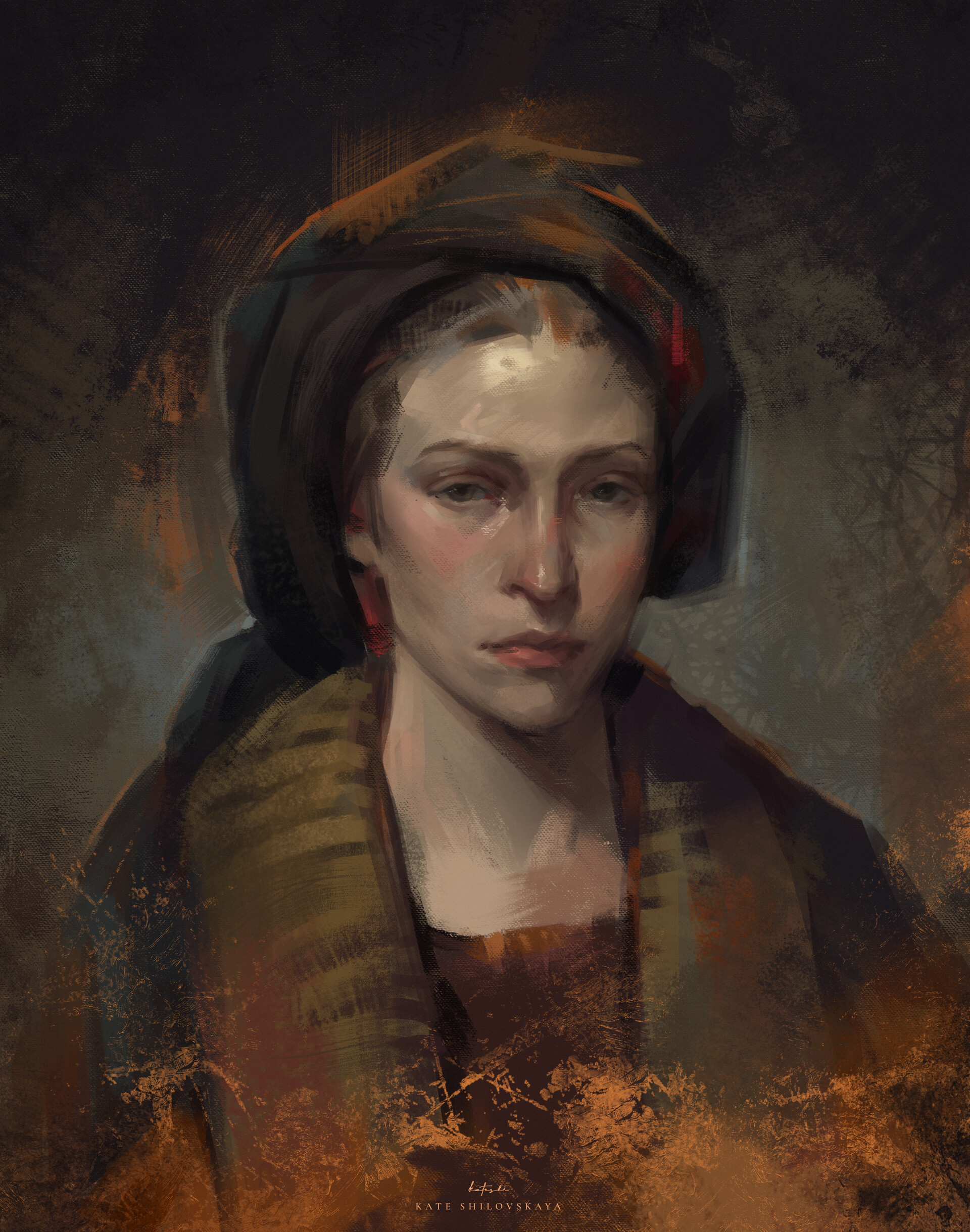 ArtStation - Study / oil painting
