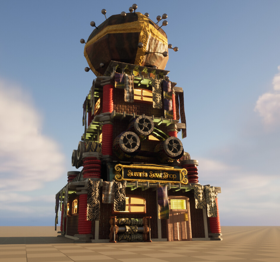 ArtStation - [Unreal Engine 5] Textile Shop