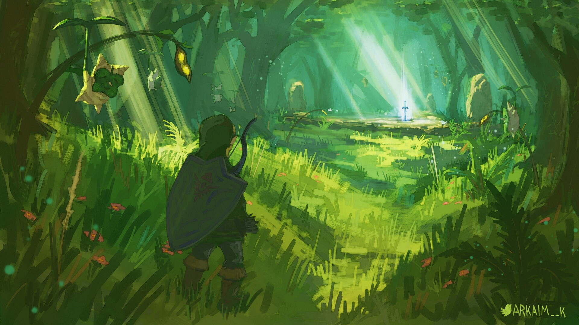 ArtStation - korok forest, The Legend of Zelda