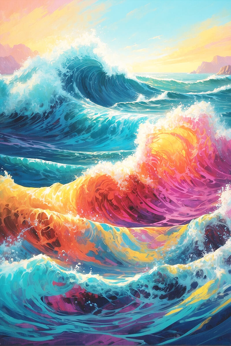 ArtStation - Raging waves