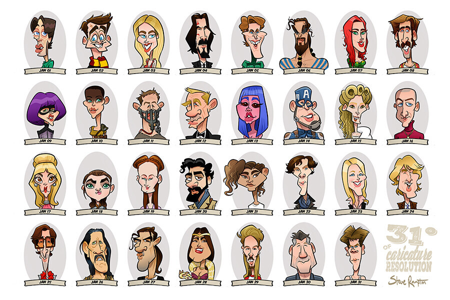 Caricatures by Steve - Steve Buscemi Caricature