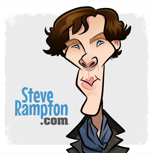 ArtStation - Benedict Cumberbatch Caricature