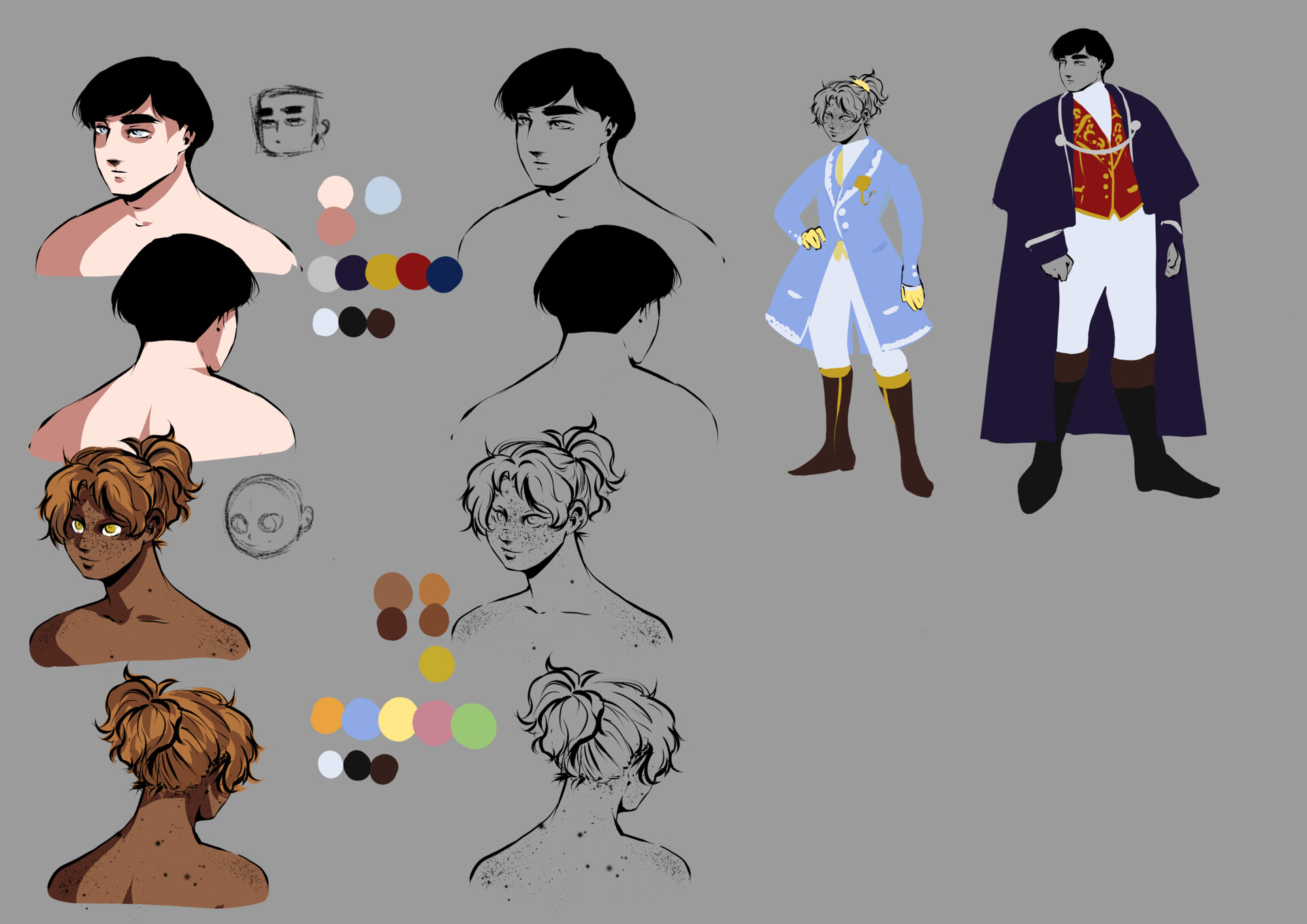 ArtStation - Fitz and Gus costumes & character design