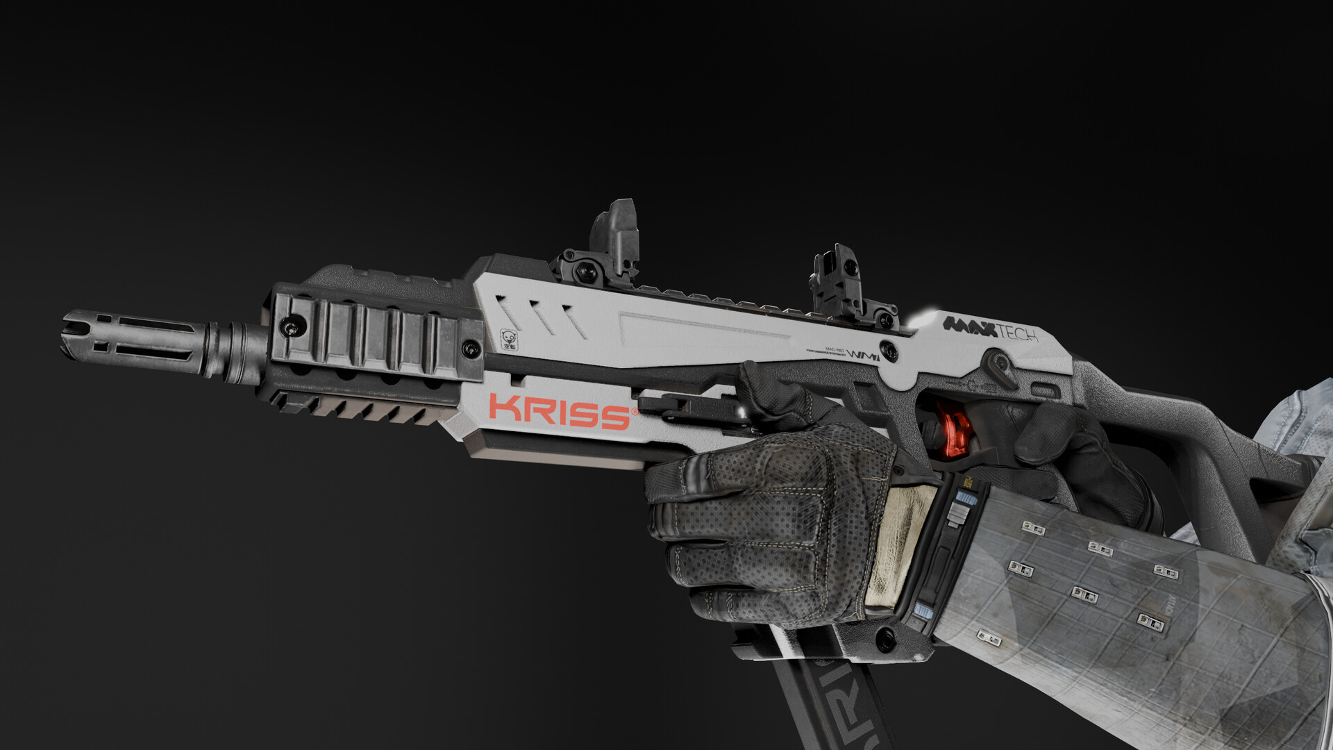 FPS Sci Fi Kit SMG Vector Animation - Buy Royalty Free 3D model by ...