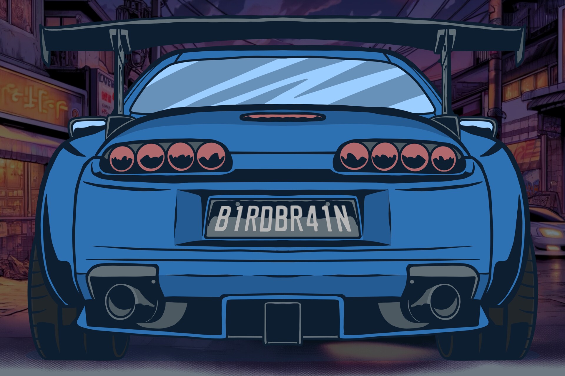 ArtStation - Toyota Supra MK4