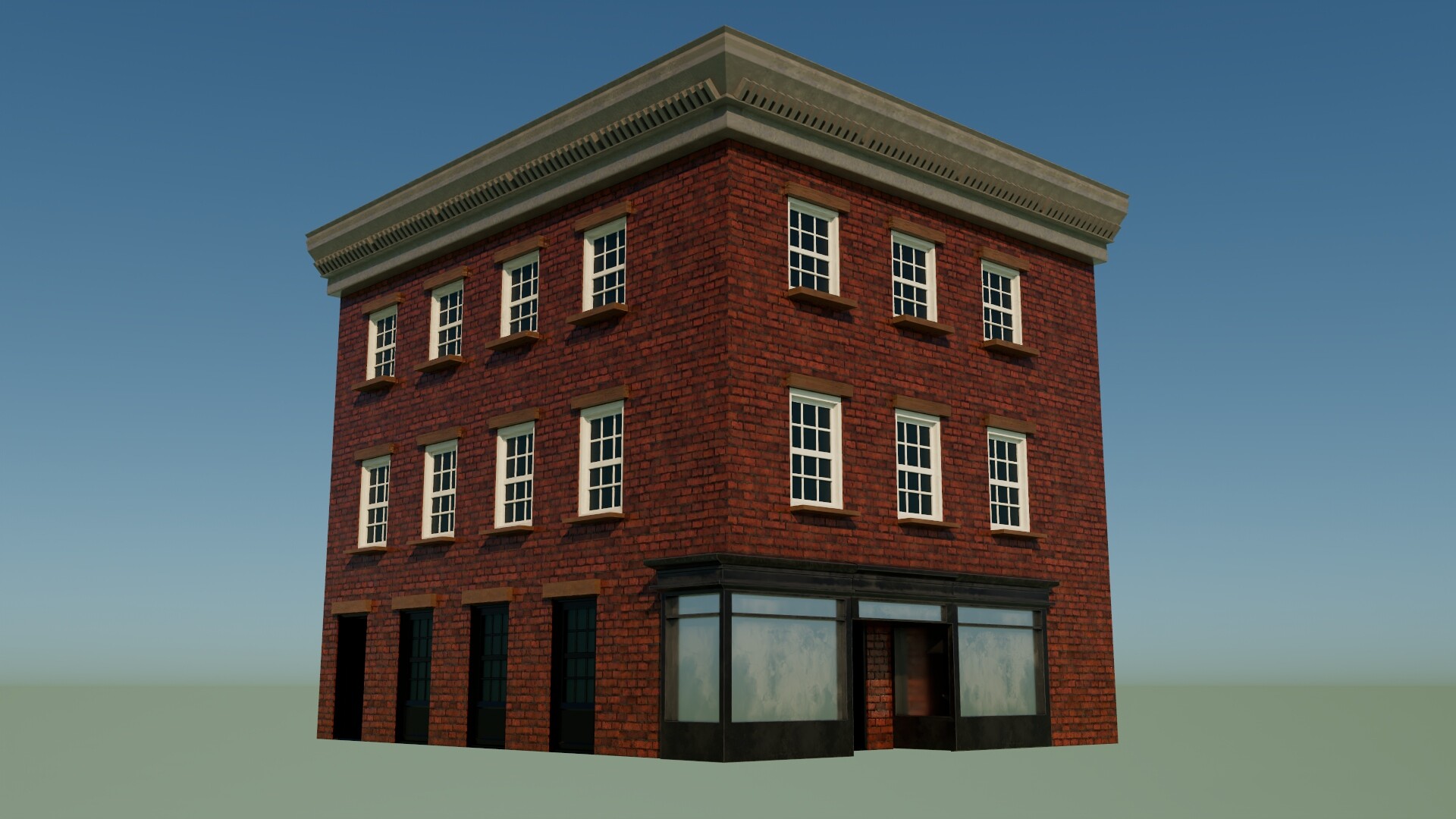 ArtStation - Modular Brick Building