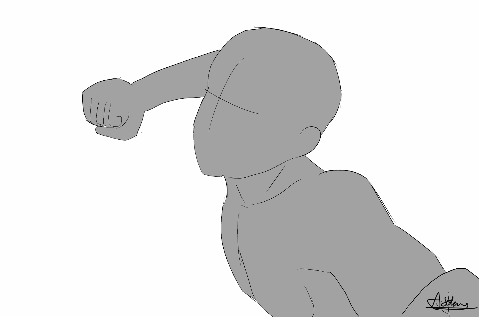 Anime Fighting Base Male