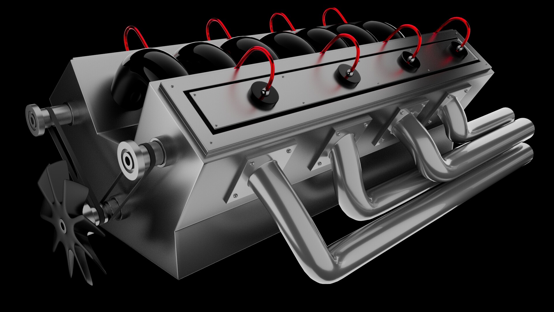 ArtStation - 3D Car Engine