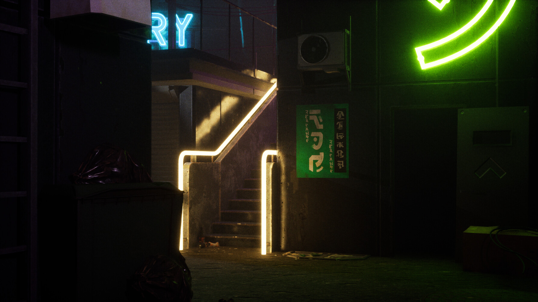 ArtStation - Cyberpunk Street
