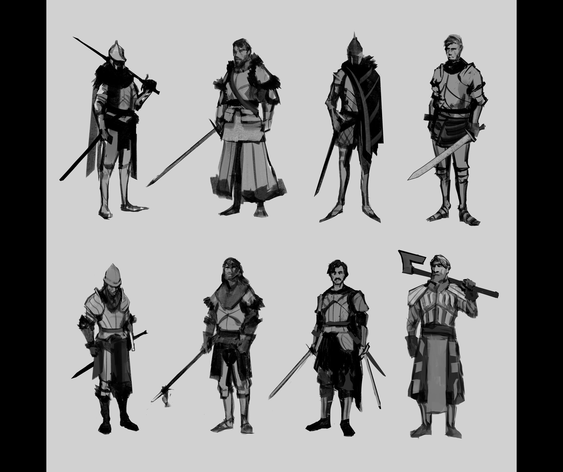 ArtStation - Character design sketches