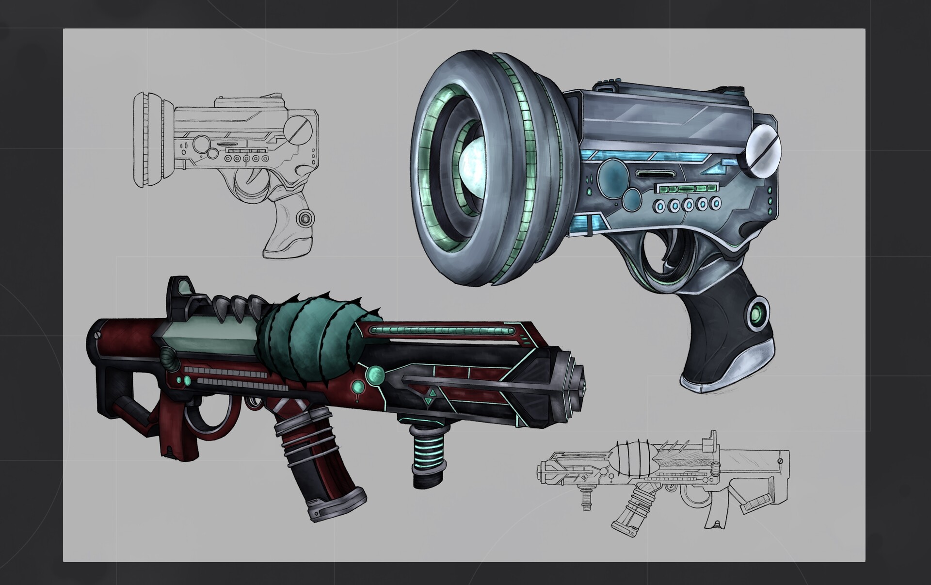 ArtStation - WEAPON DESIGN
