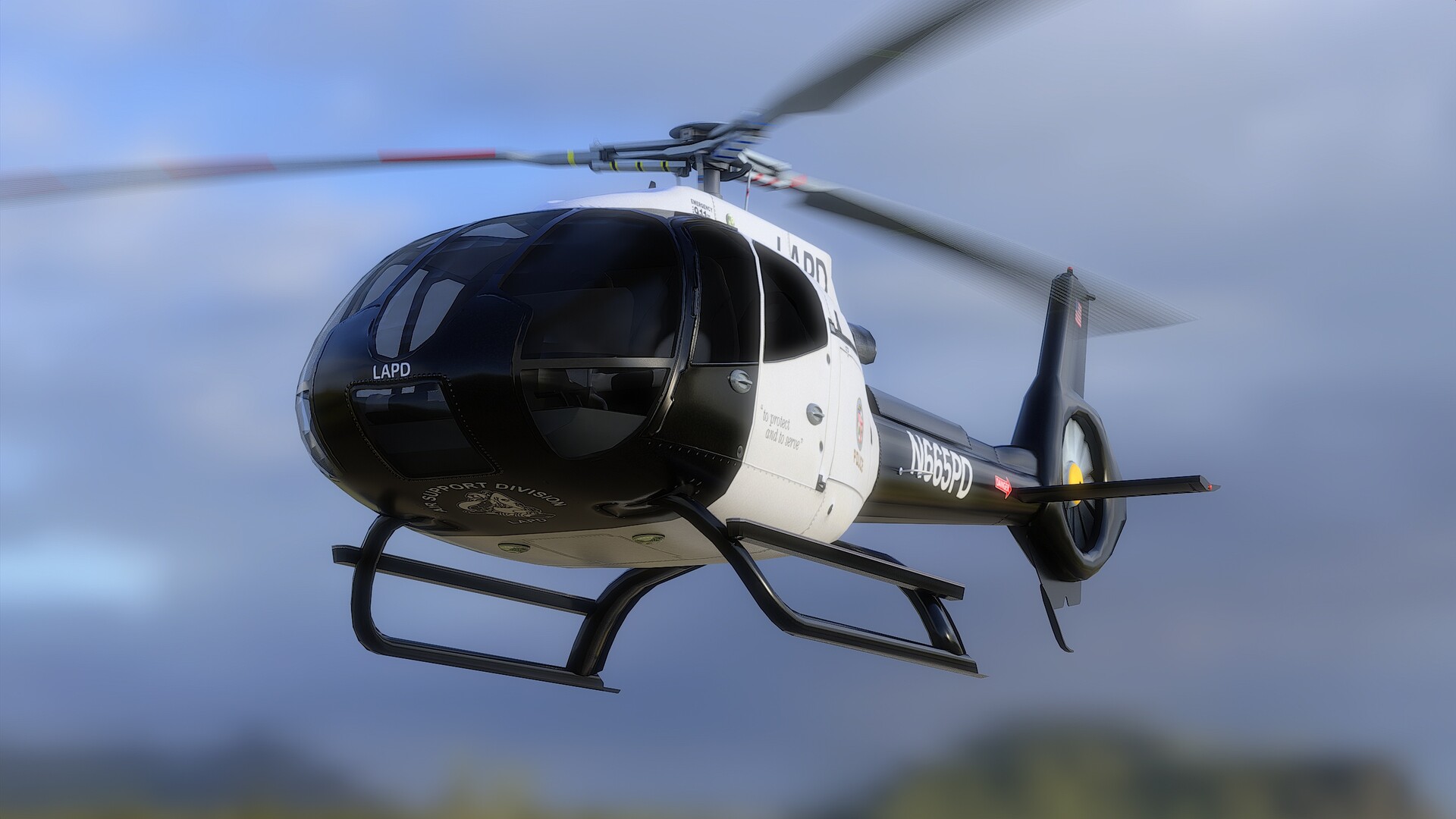 ArtStation - Helicopter Airbus H130 - Collection Examples - Livery LAPD