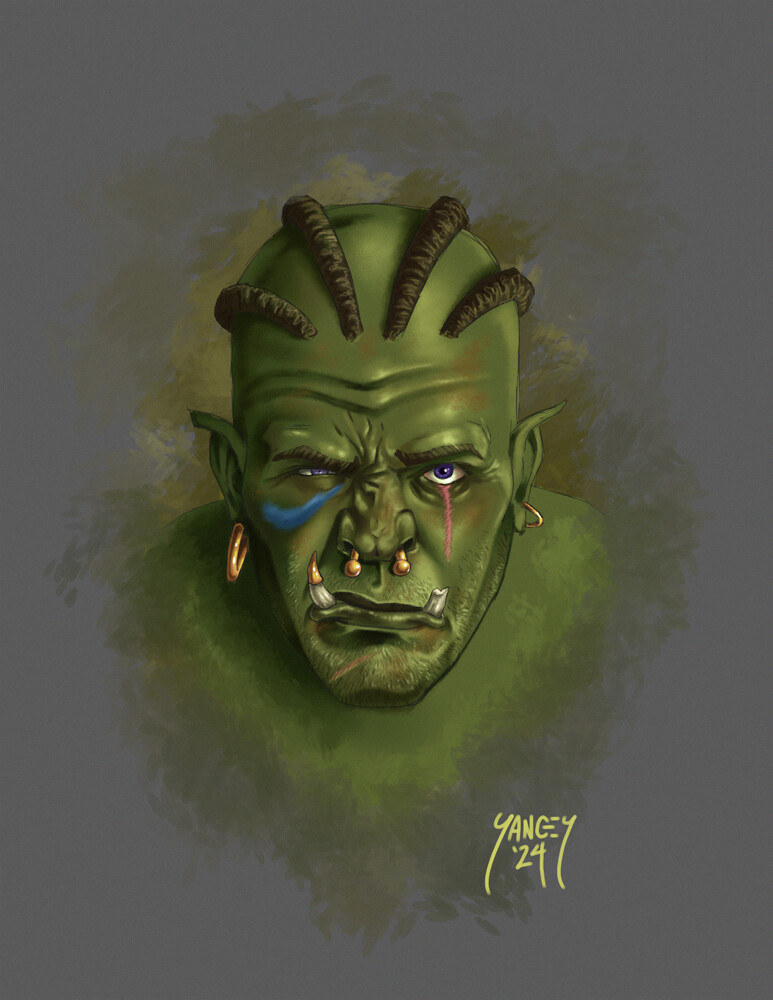 ArtStation - Croom, Orc mercenary