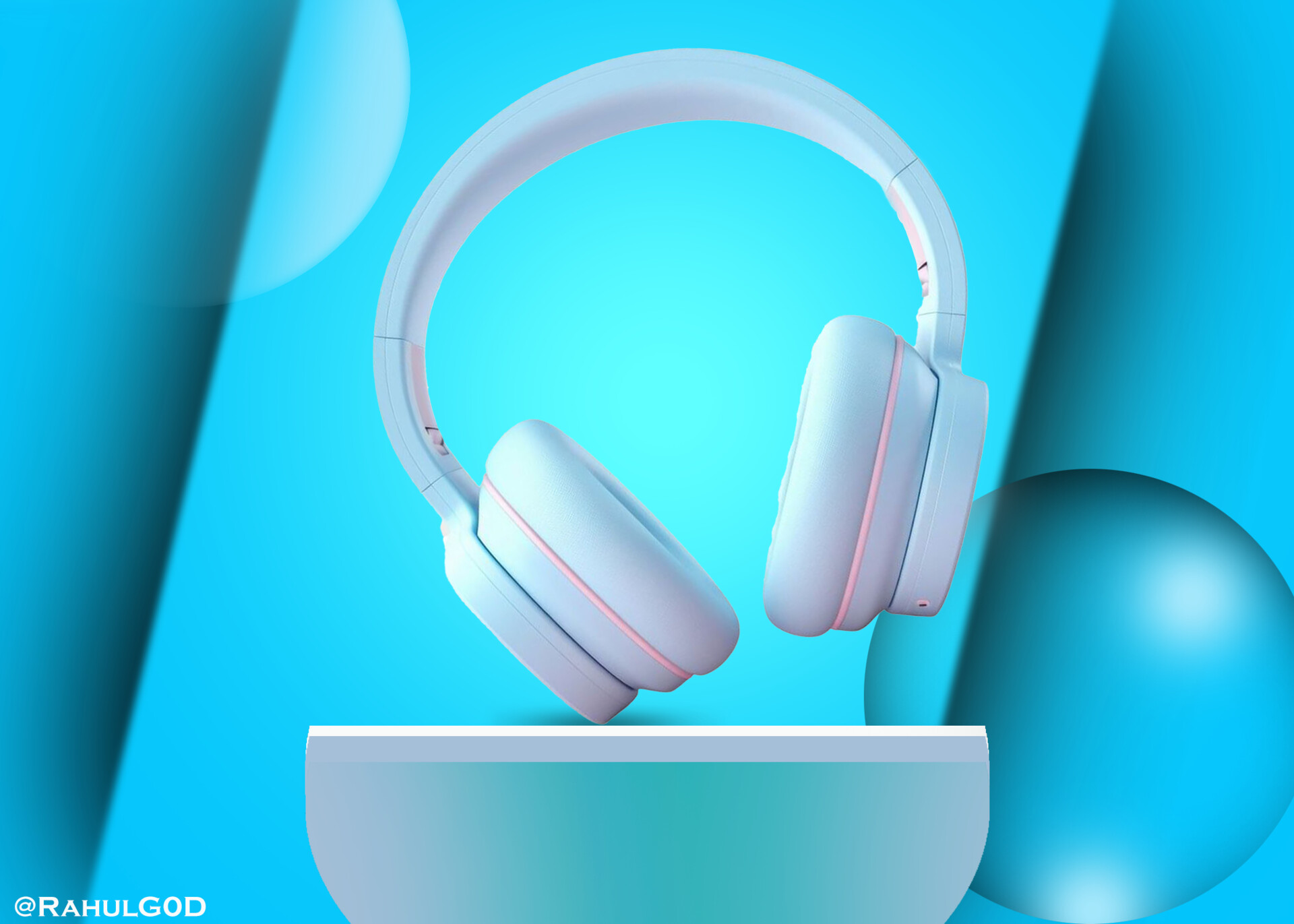 ArtStation - headphone design - adobe photoshop