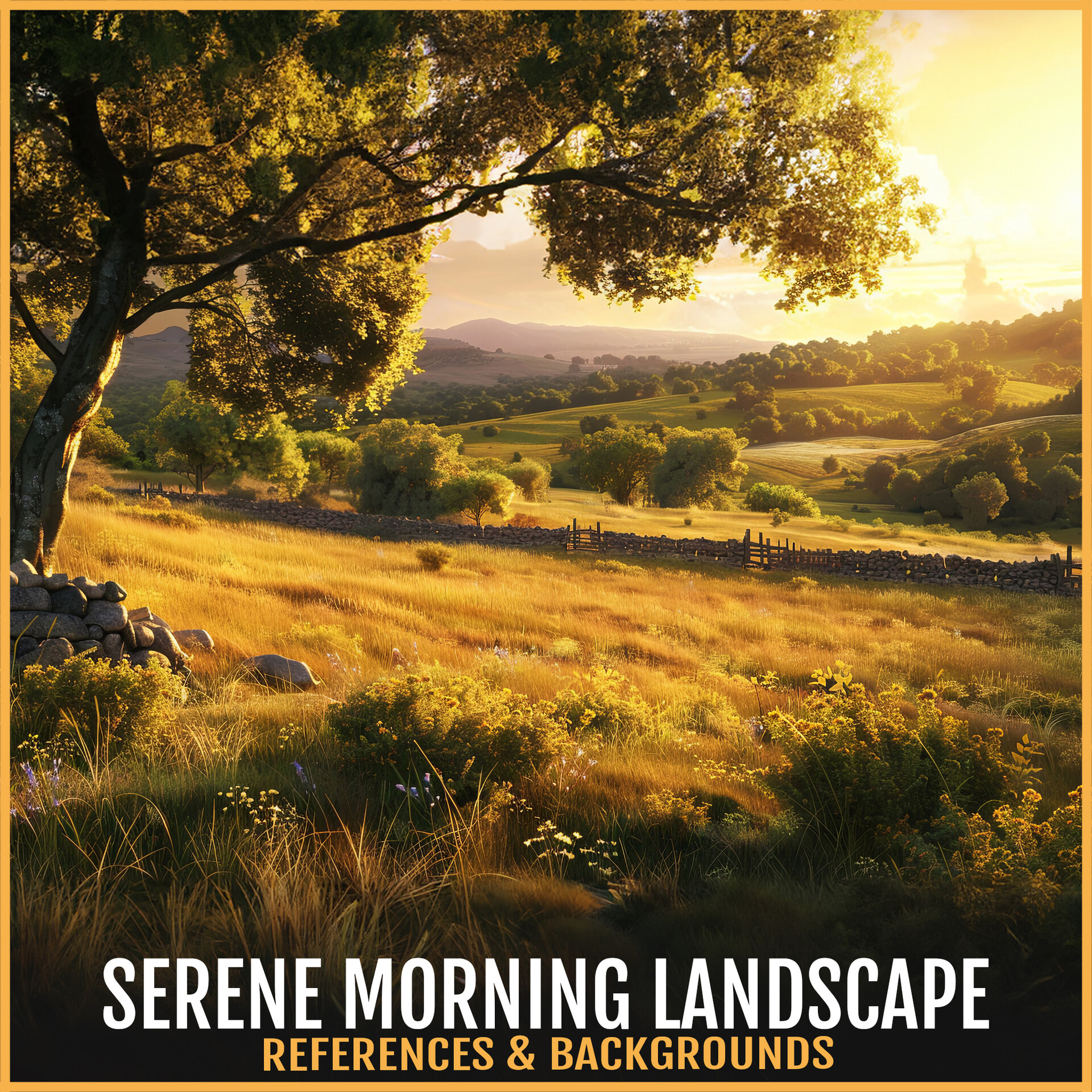 ArtStation - 303 Serene morning landscape