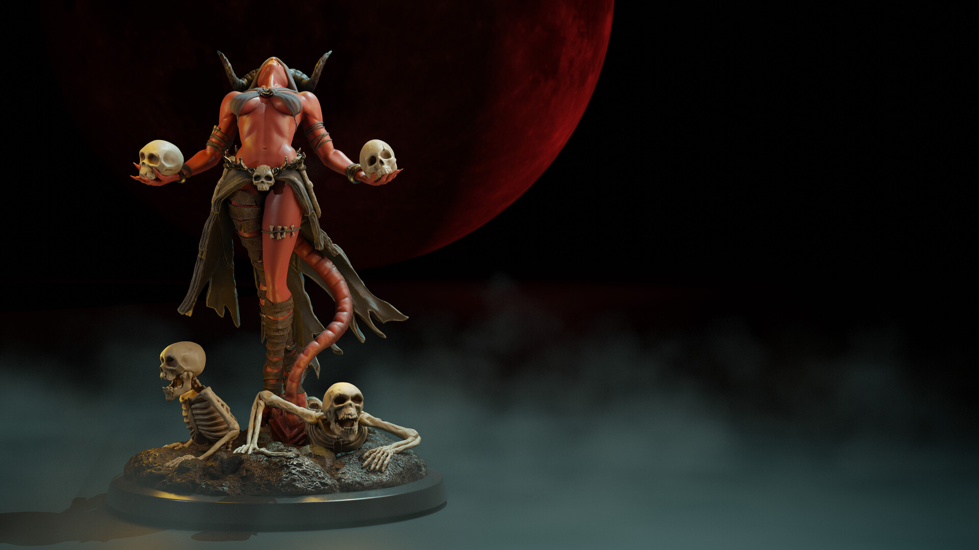 ArtStation - Tiefling Necromancer