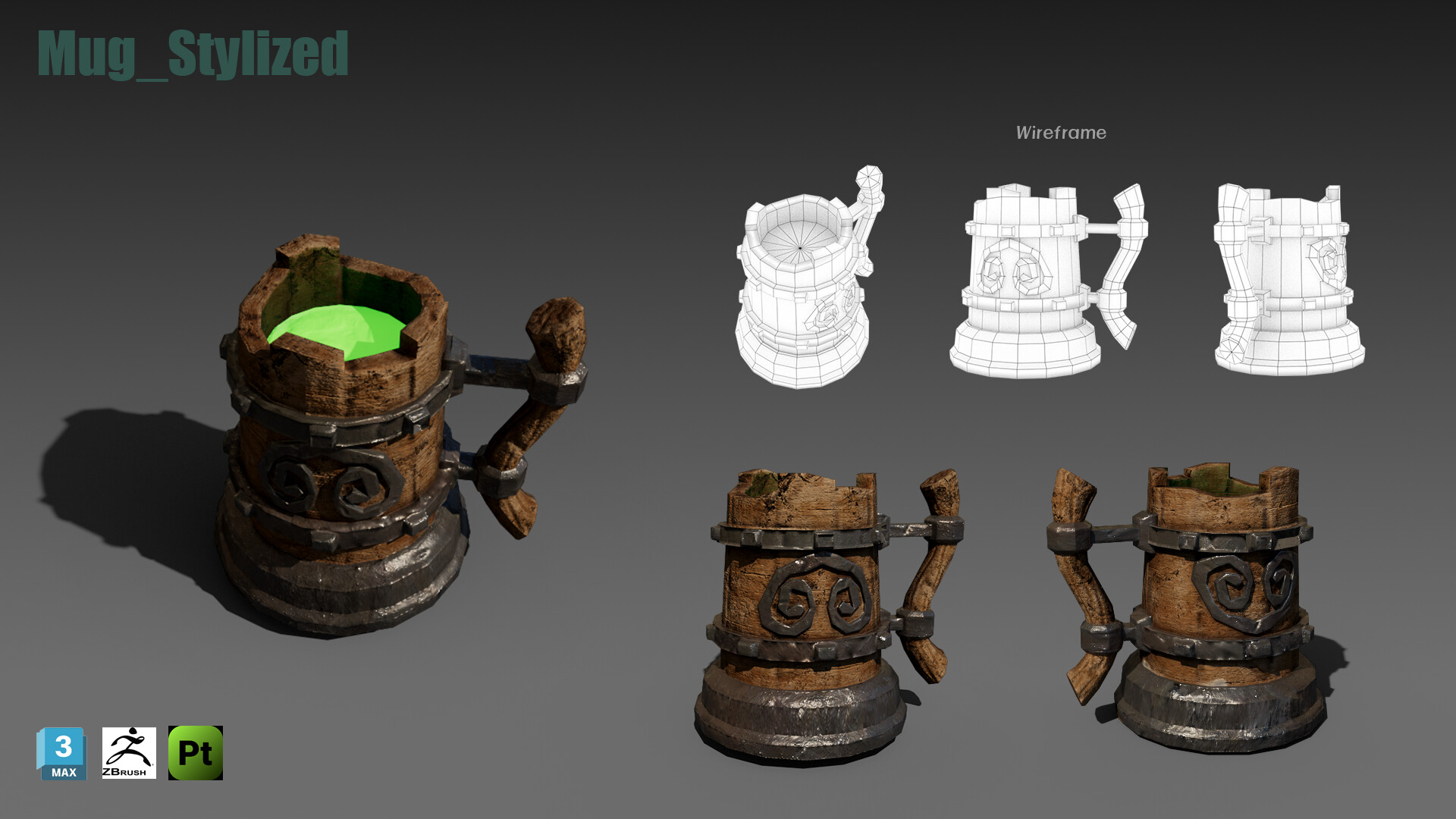 ArtStation - 008.Stylized_Mug